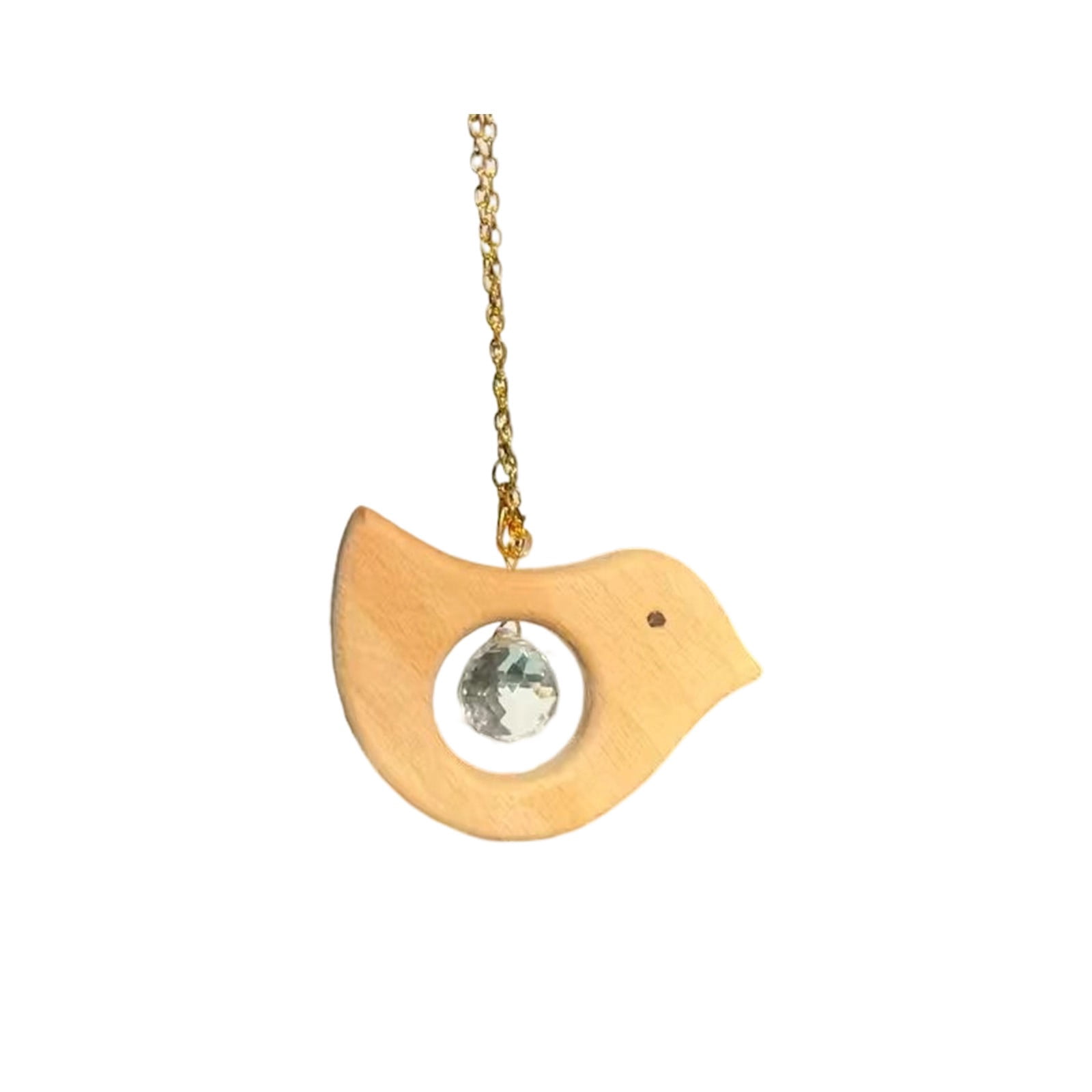 Dadiaei Glass Sun Catcher Crystal Prism Pendant Bird Fish Design ...