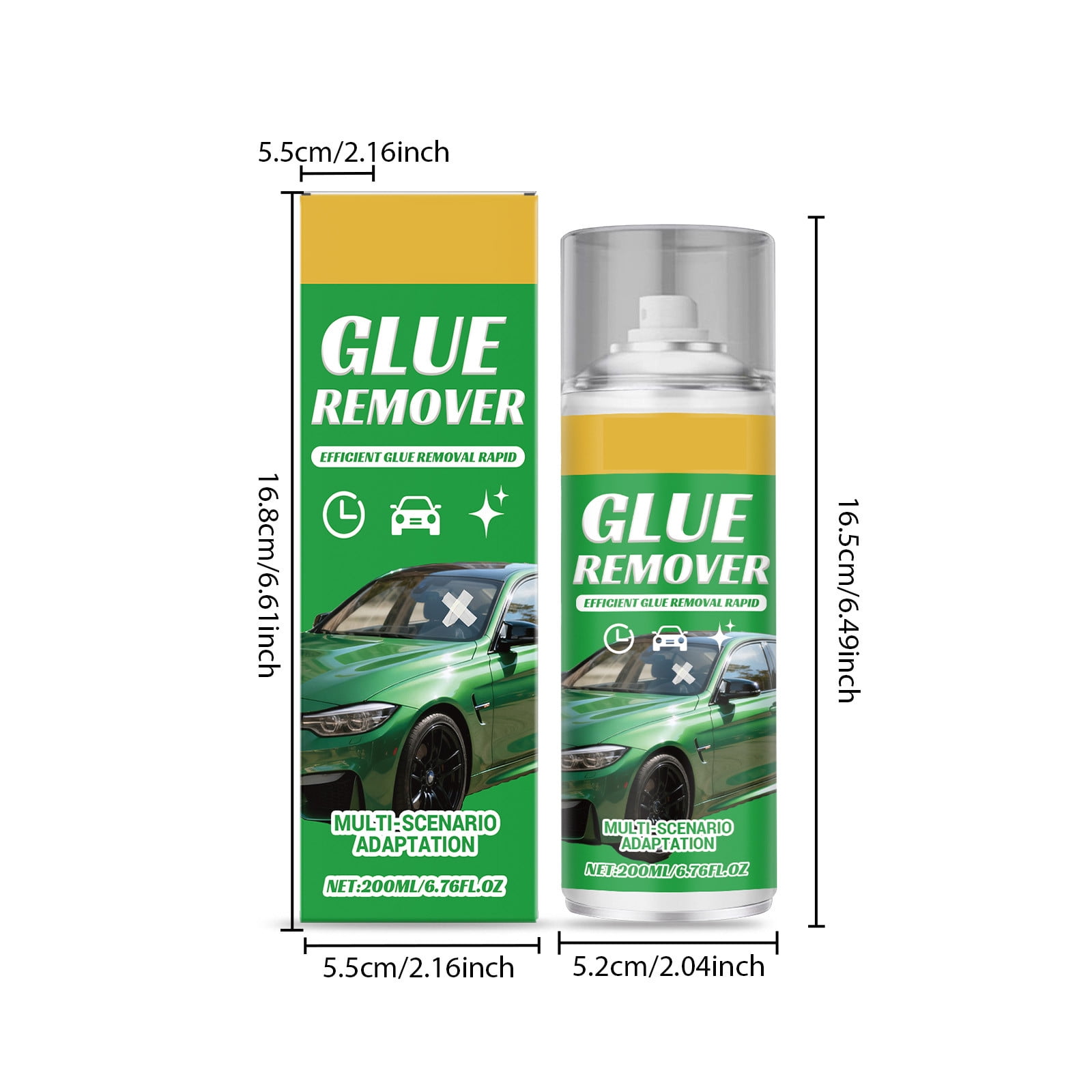 Dadiaei Glue Remover 200ml for Car Surfaces and Household Adhesive ...