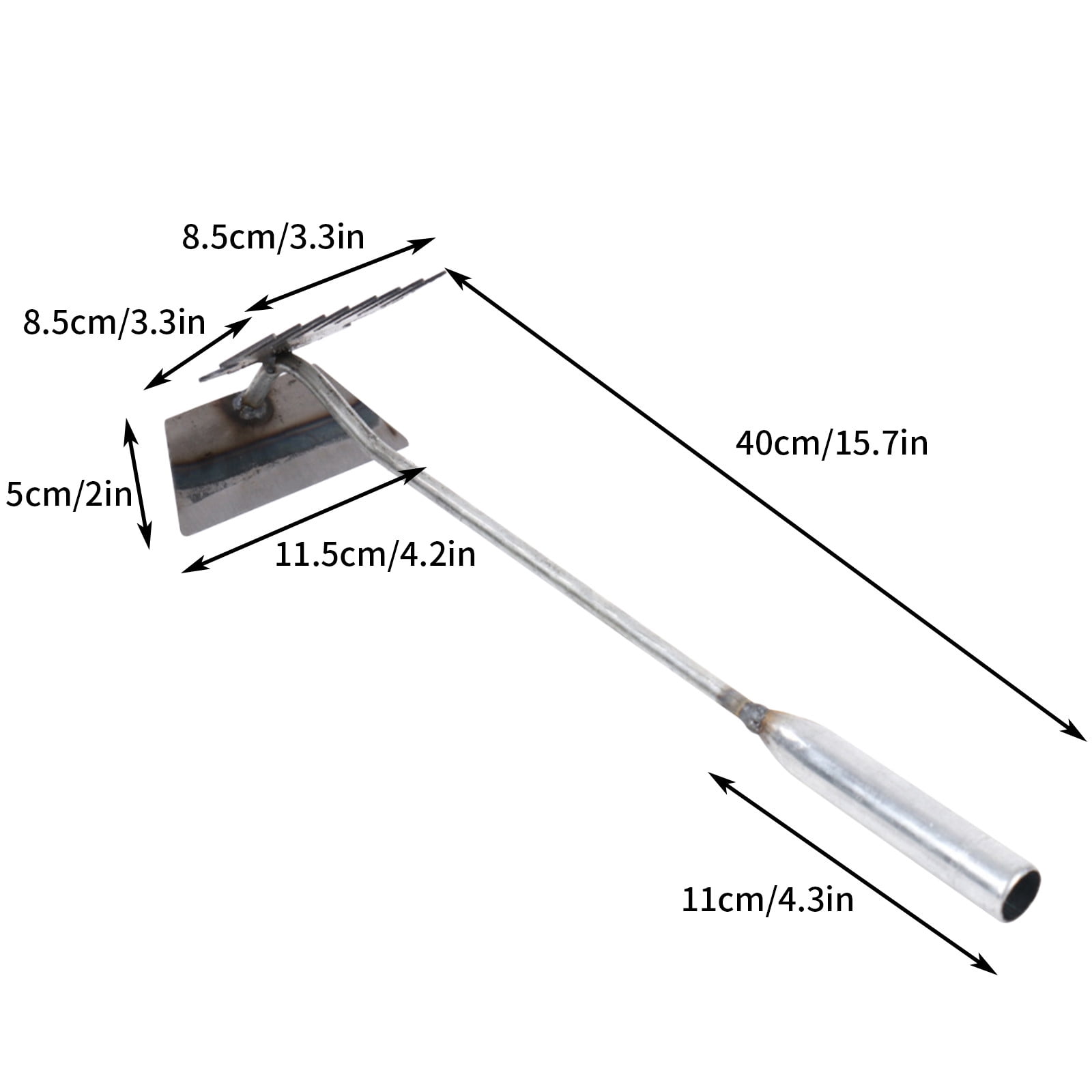 Dadiaei Grass Puller Weeding Tool Multi Teeth Stainless Steel Garden ...