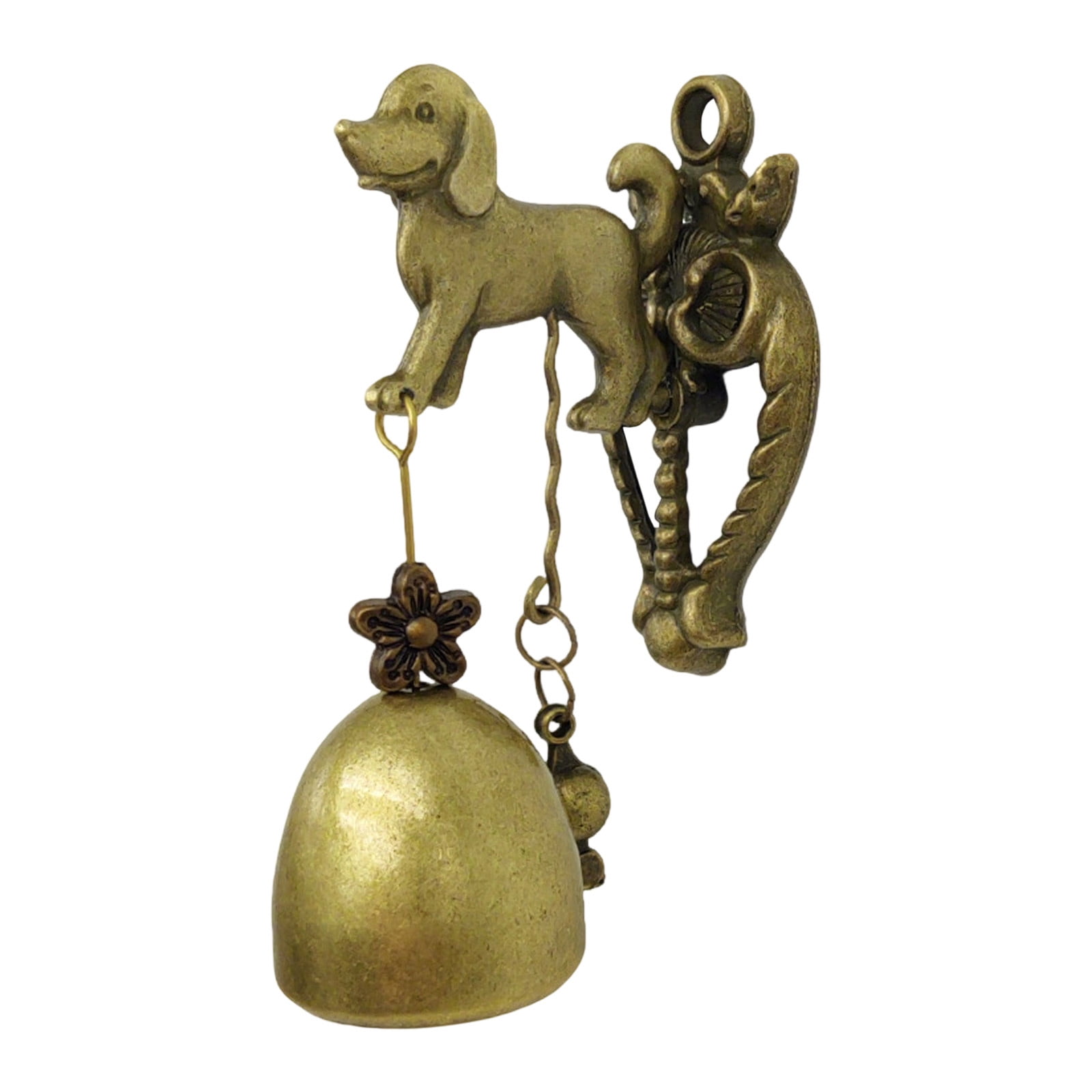 Dadiaei Retro Metal Outside Farmhouse Door Bell, Animal Shape ...