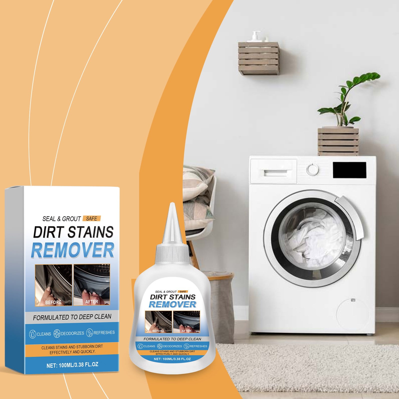 Dadiaei Stain Remover for Clothes, Fabric, Carpet, Upholstery - Dirt ...