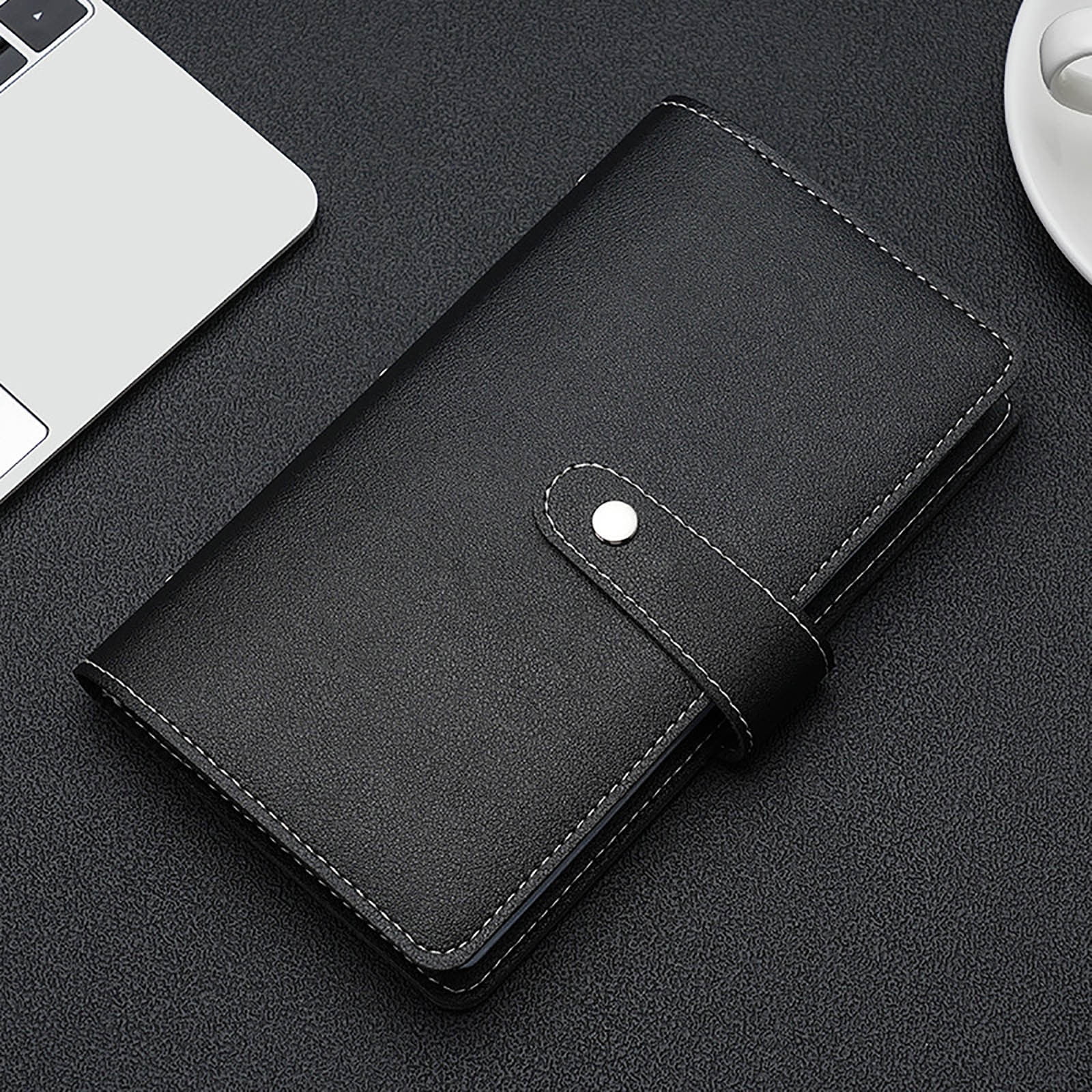 Dadiaei Women/Men Leather Credit Card Holder Wallet, Slim Business Card ...