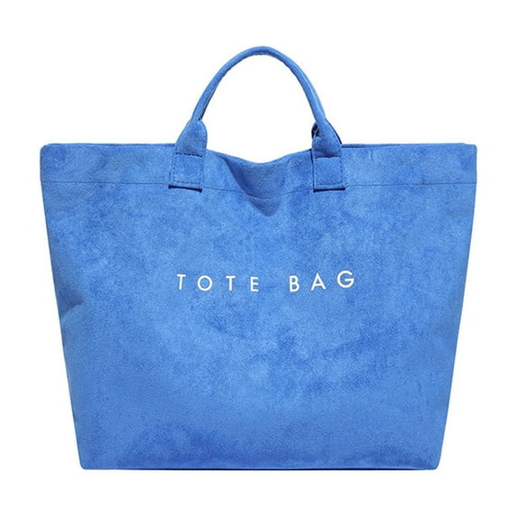 Dadiaei Womens Large Capacity Tote Bag Letter Print Casual Work ...