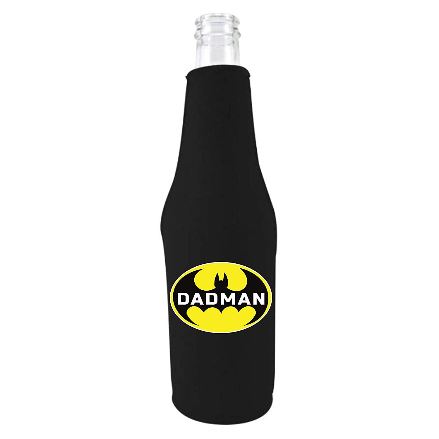 Dadman Beer Bottle Coolie (Black) - Walmart.com
