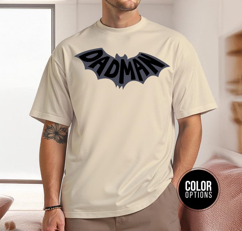 Dadman Shirt: Bat Dad Design for New Fathers All Size S-5Xl - Walmart.com
