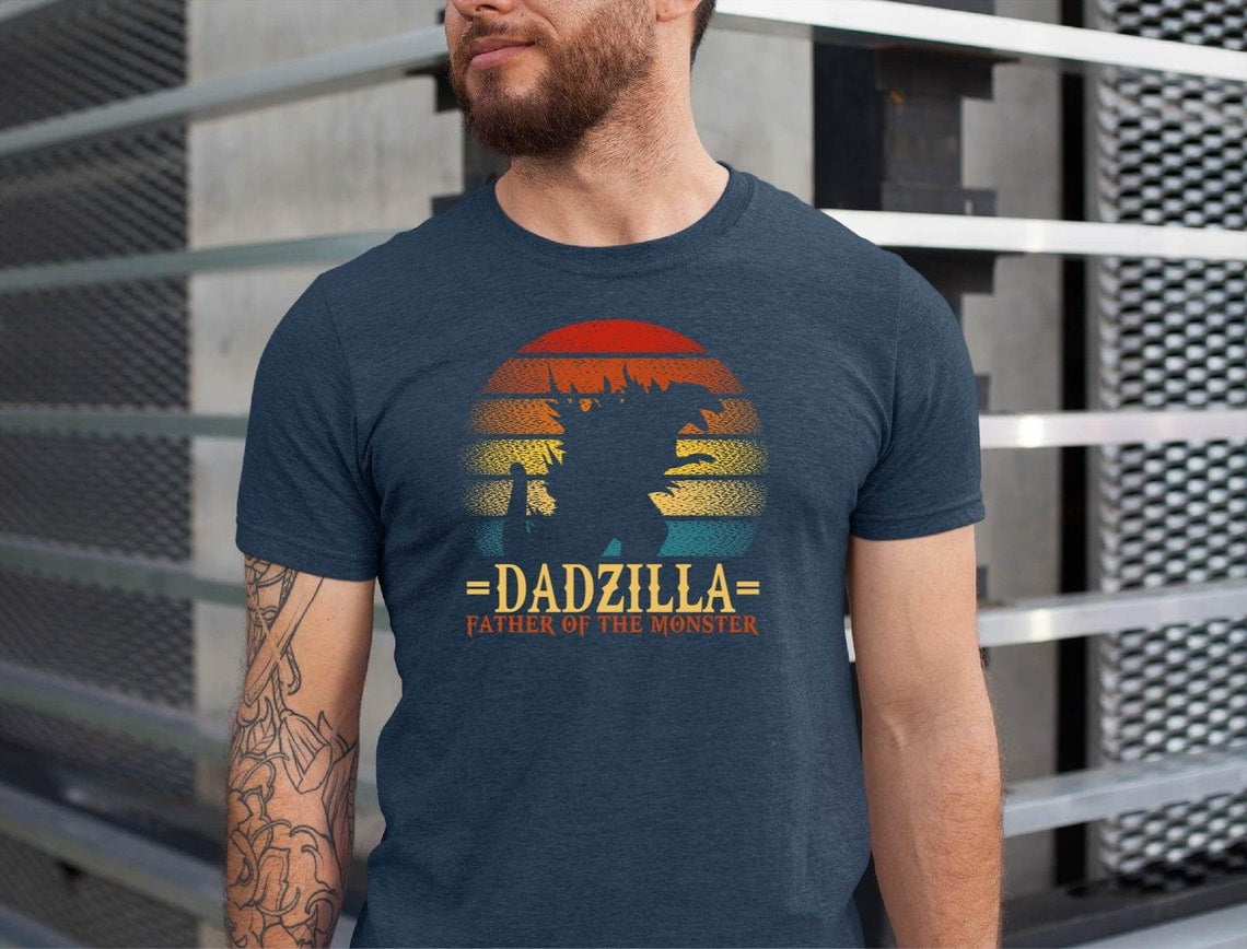 Dadzilla Shirt, Dad Gift, Husband Gift, Trendy Dad Shirt, Funny Husband ...