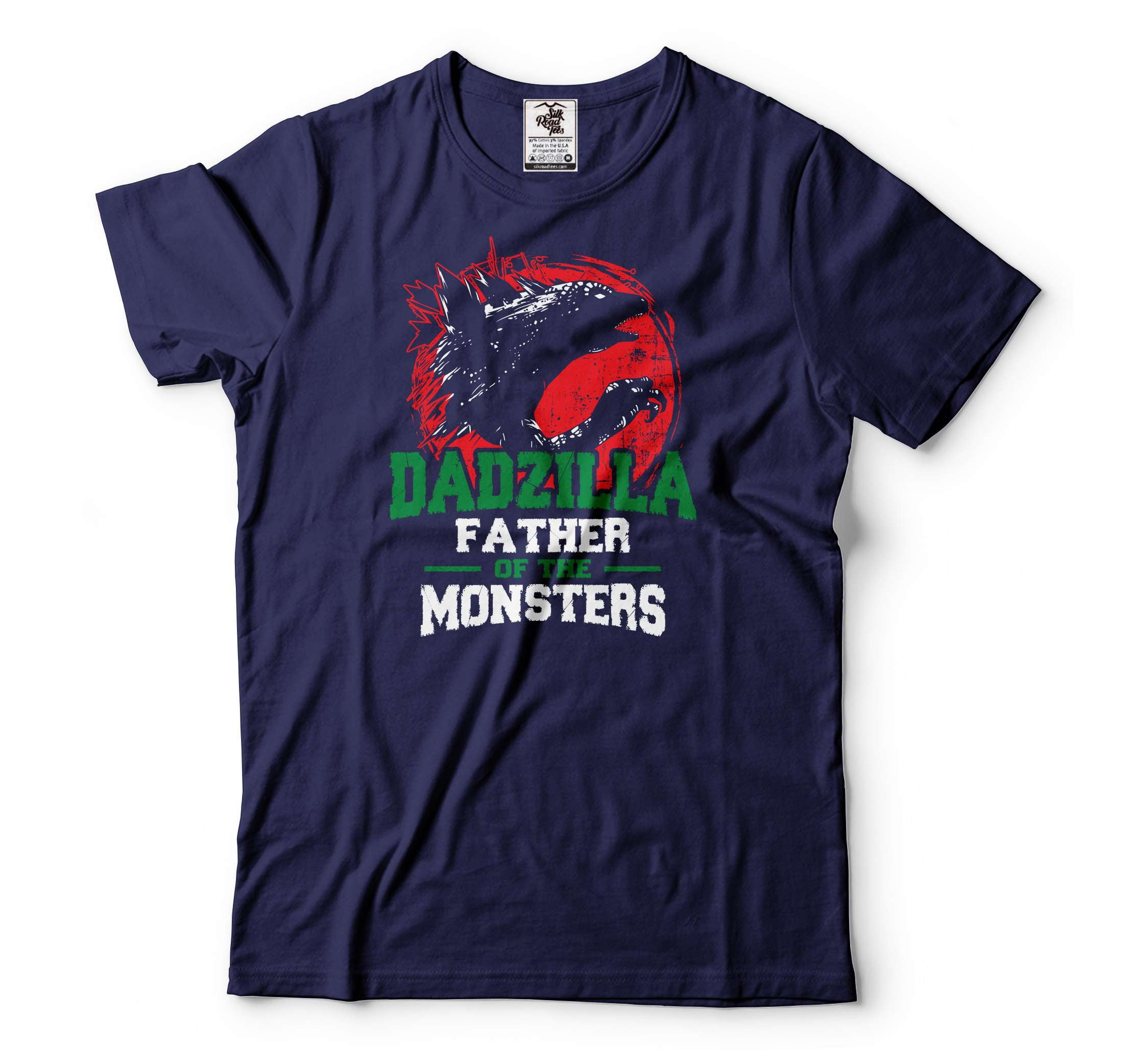 Dadzilla Shirt Father Of The Monsters Shirt Men's Funny Shirt Dad ...