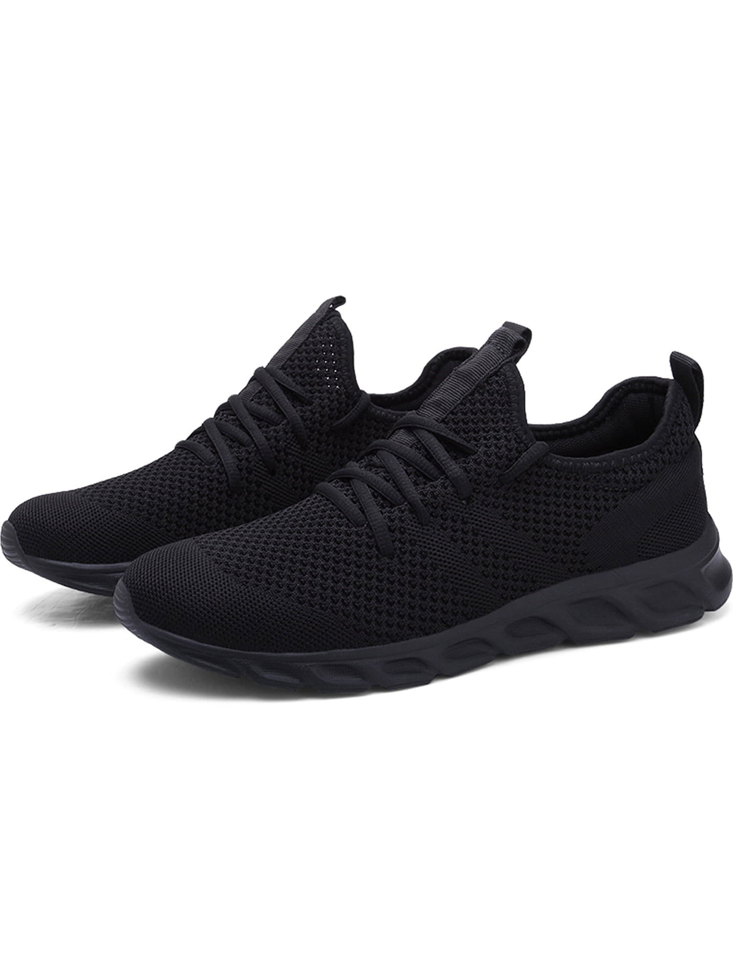 Daeful Non Slip Shoes Women Casual Running Shoes Flat Lace Up Fashion ...