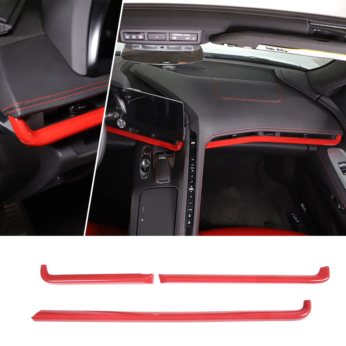 Daeiclru Central Console Dashboard Panel Cover Trim Strip Compatible ...
