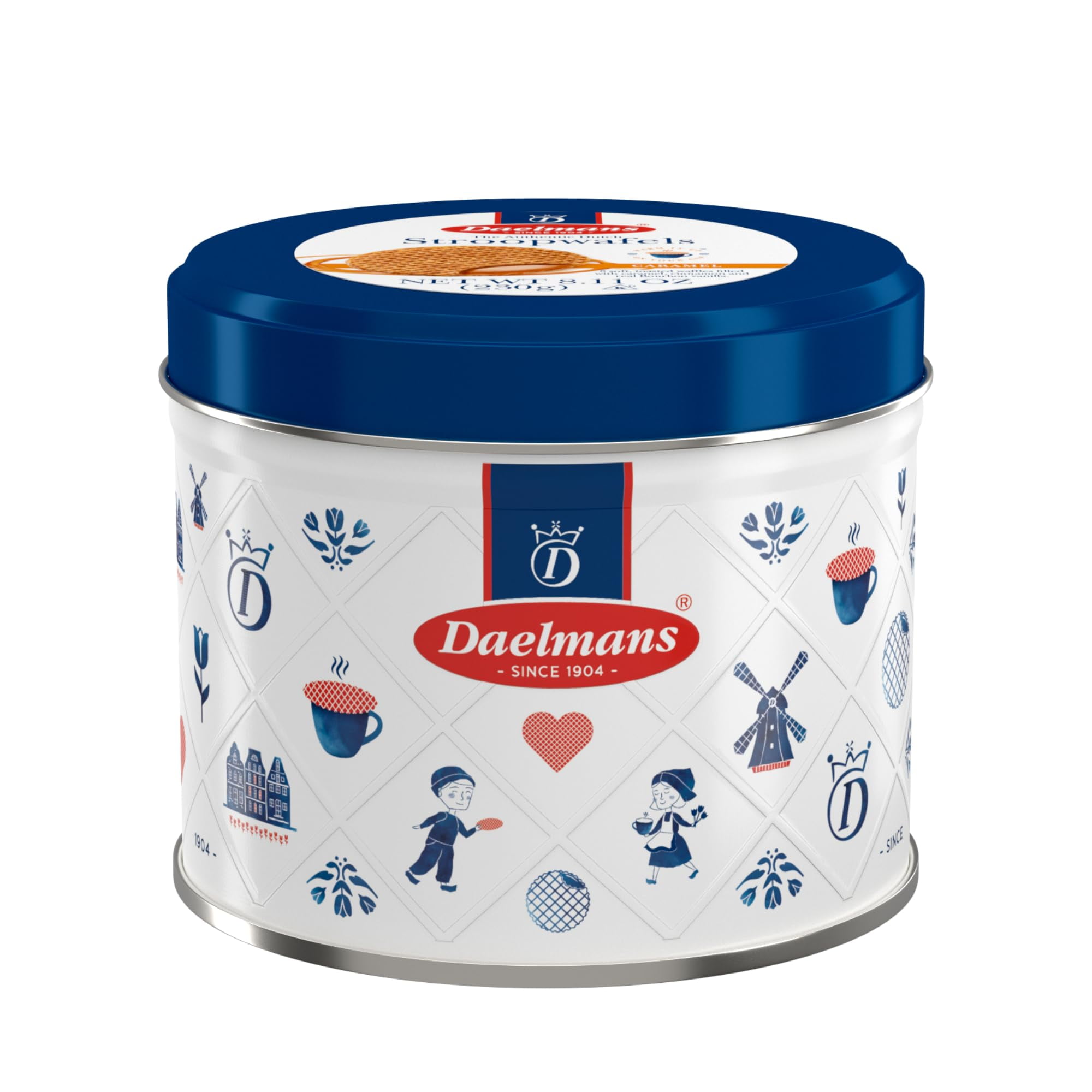 Daelmans Caramel Stroopwafels - KEF16 Waffle Cookies, Sweet Snack Tea ...