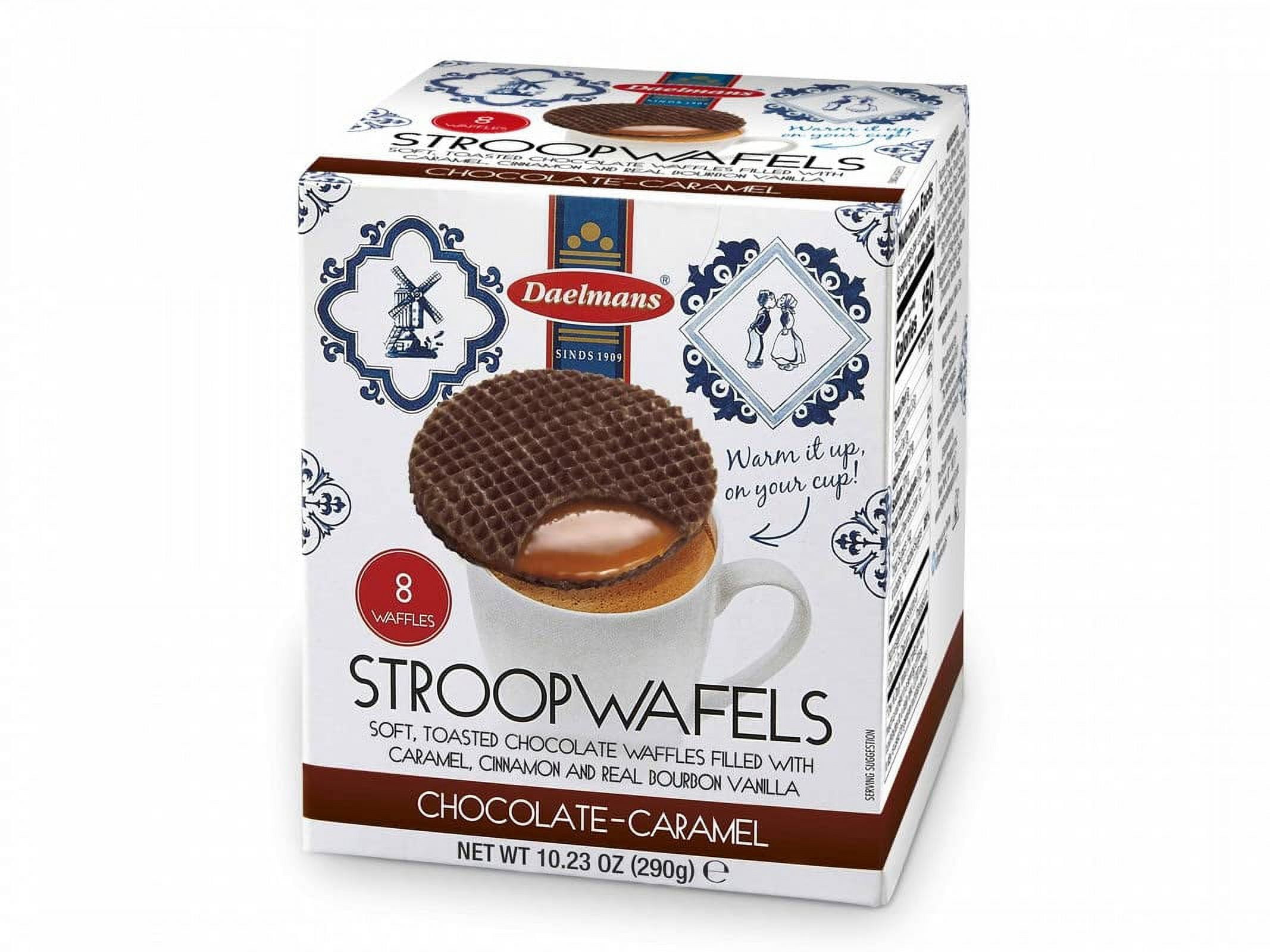 Daelmans Chocolate Caramel Stroopwafels KEF16 - Chocolate Stroopwafel ...