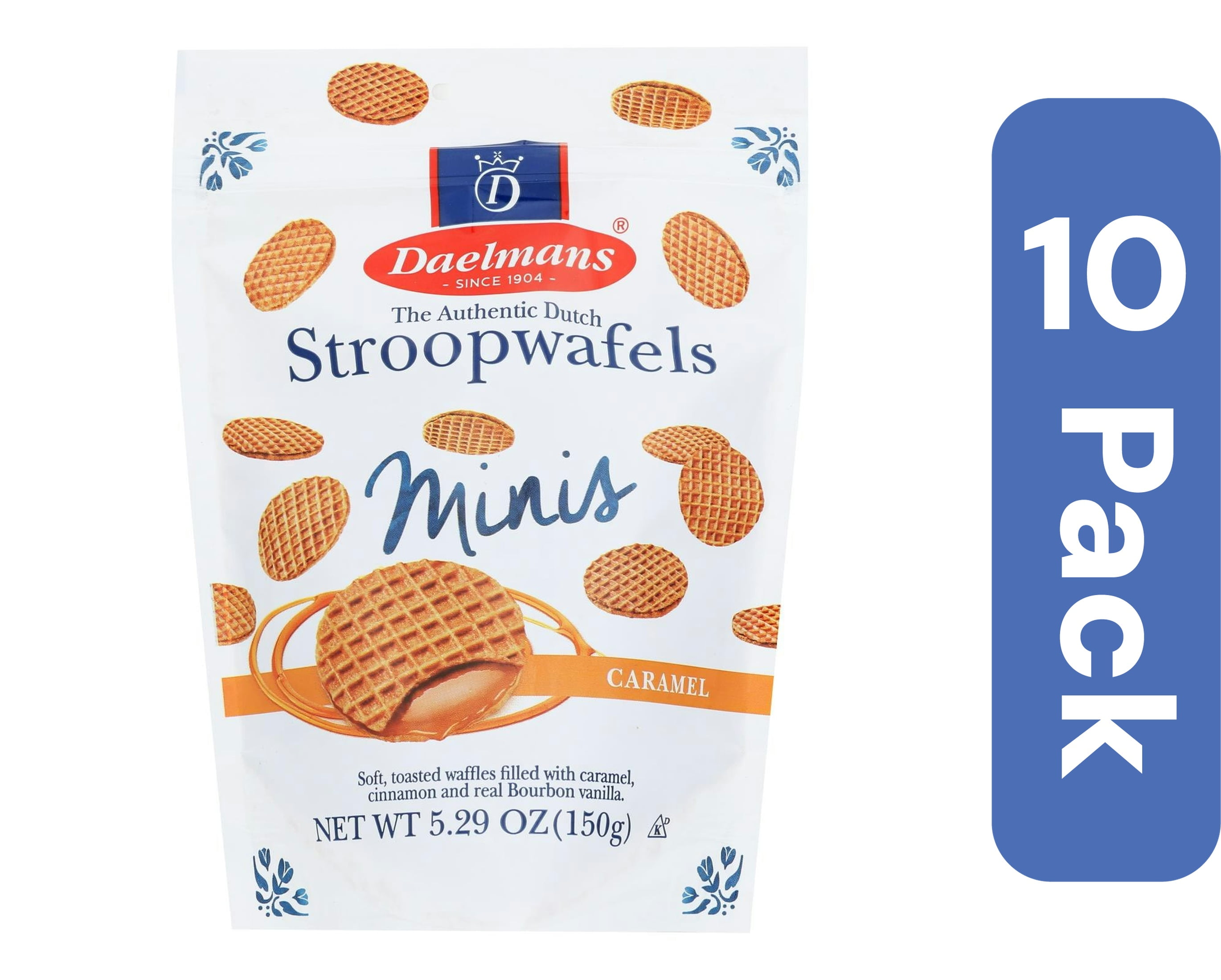 Daelmans Wafels Caramel Mini Super 5.29 oz (Pack Of 10) - Walmart.com