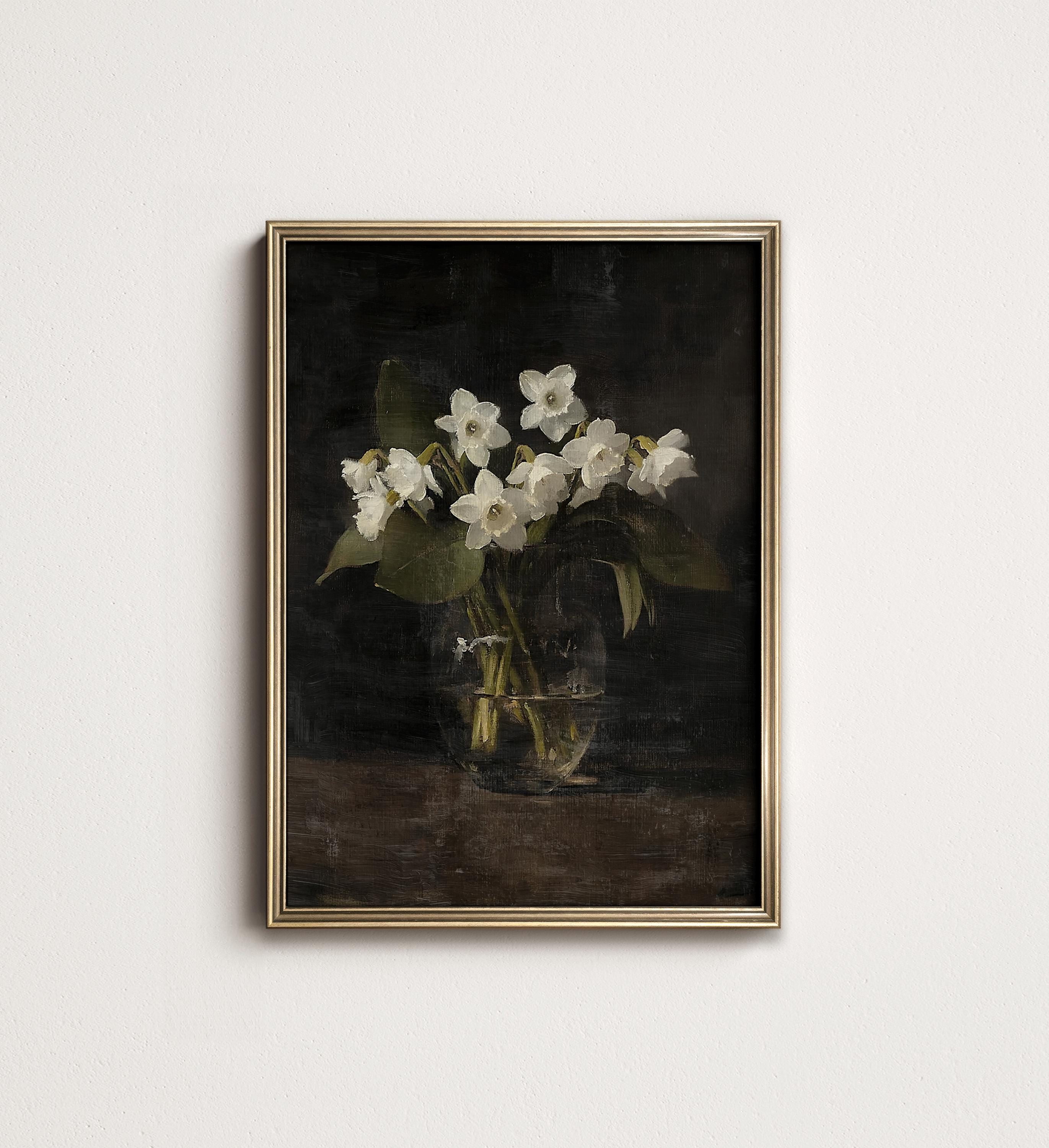Daffodil Botanical : March Birth Flower Art Print 9-75 UNFRAMED Poster ...