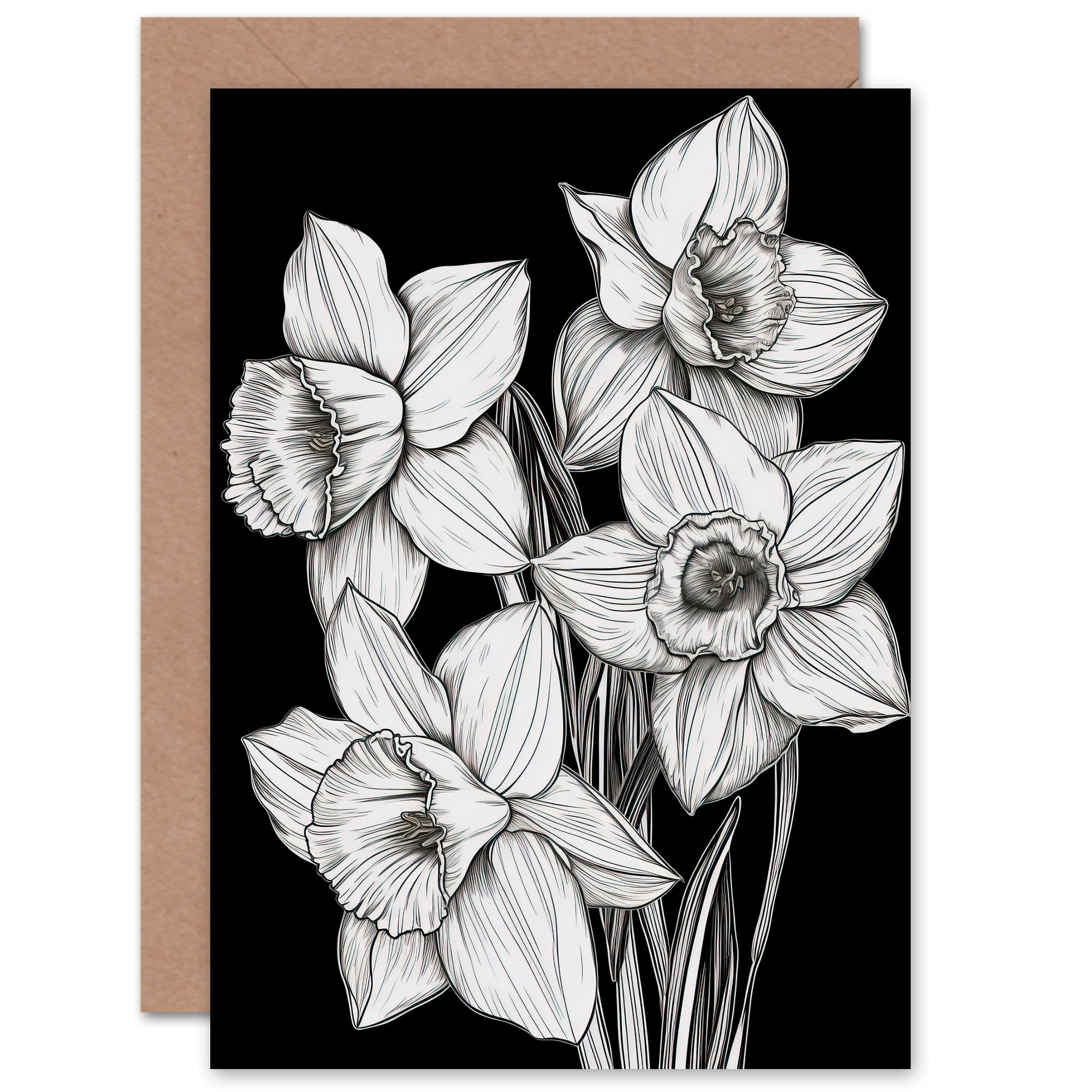 Daffodil Bunch Floral Favourite for Wife Her Mum Sister Daughter Mom ...