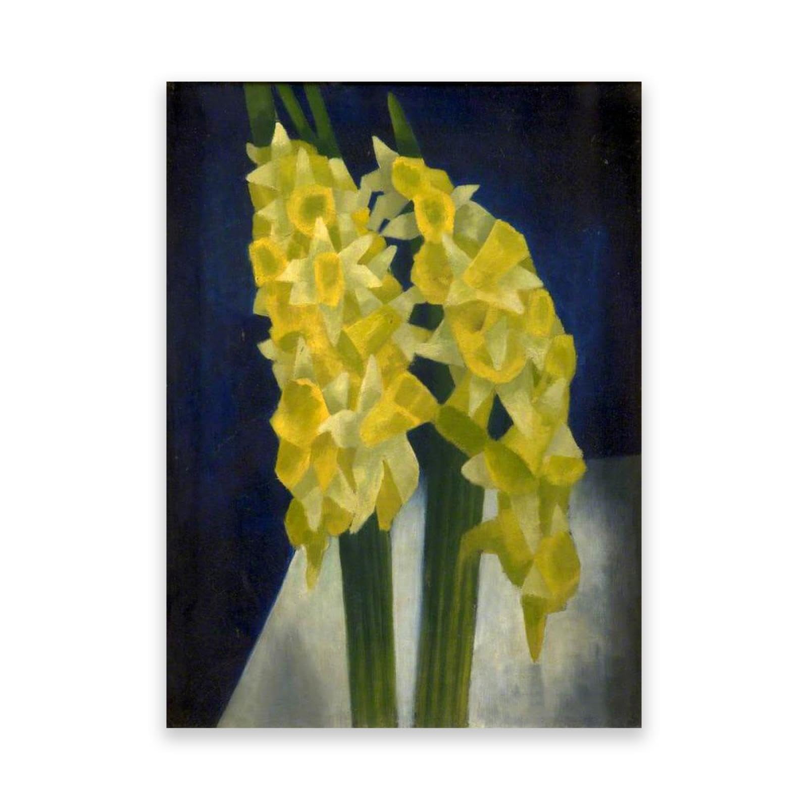 Daffodils by Mark Gertler- Famous Canvas Print- Reproduction of Famous ...