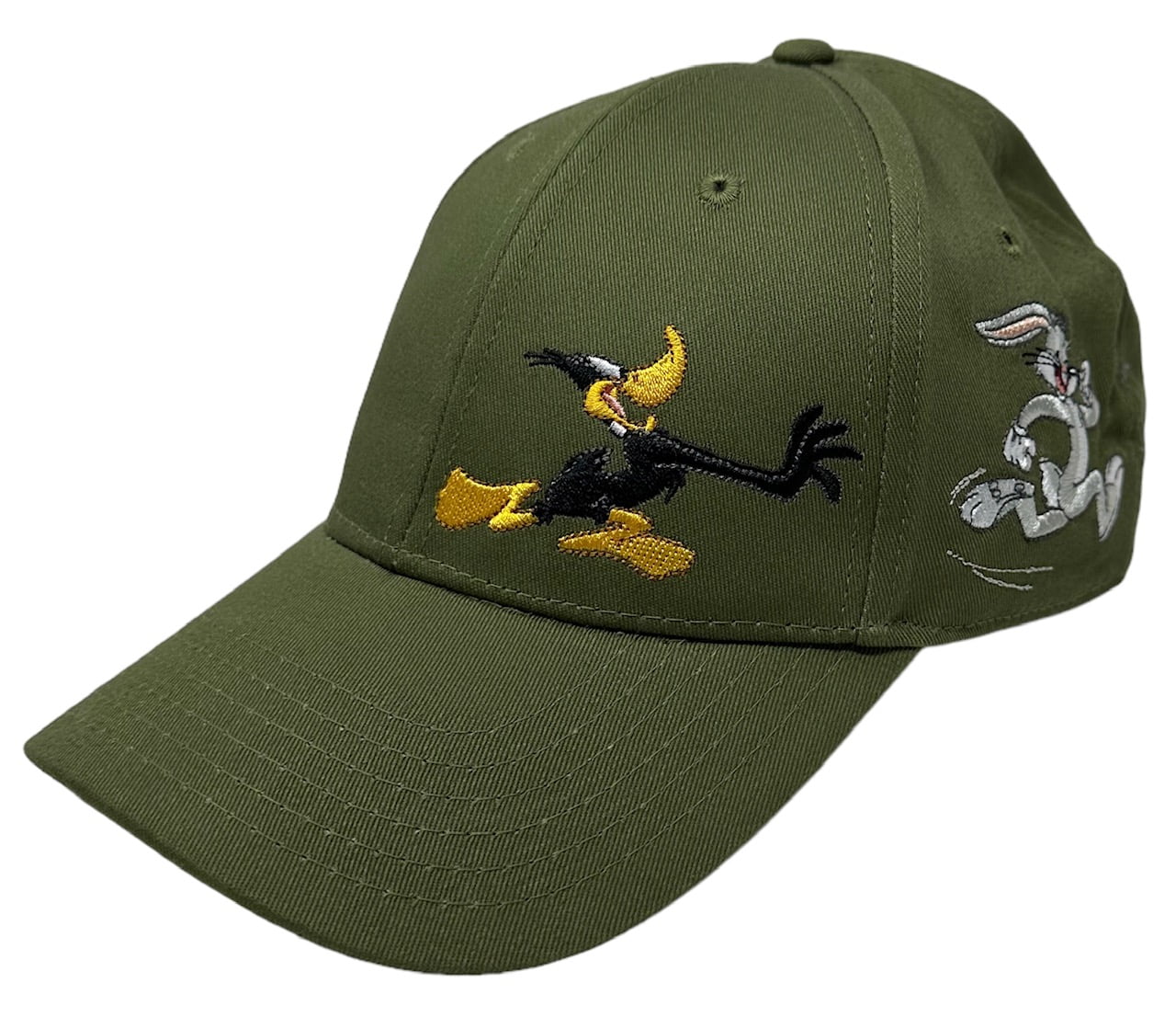 Daffy Duck Bugs Bunny Looney Tunes Men's Embroidered Snapback Hat Cap ...