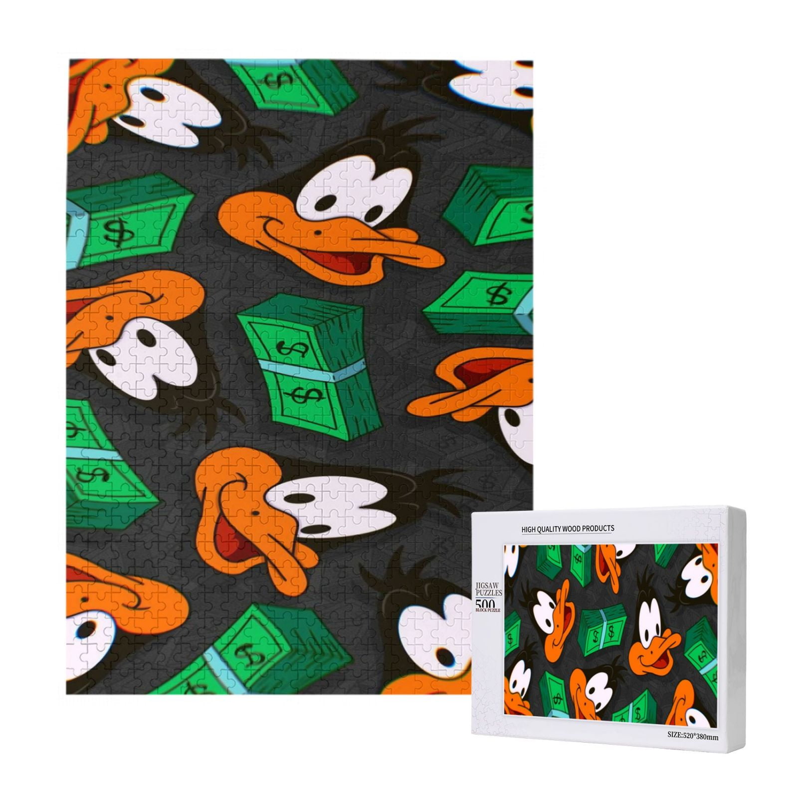 Daffy Duck Jigsaw Puzzle Interactive Brain Teaser Board Game for Adults ...