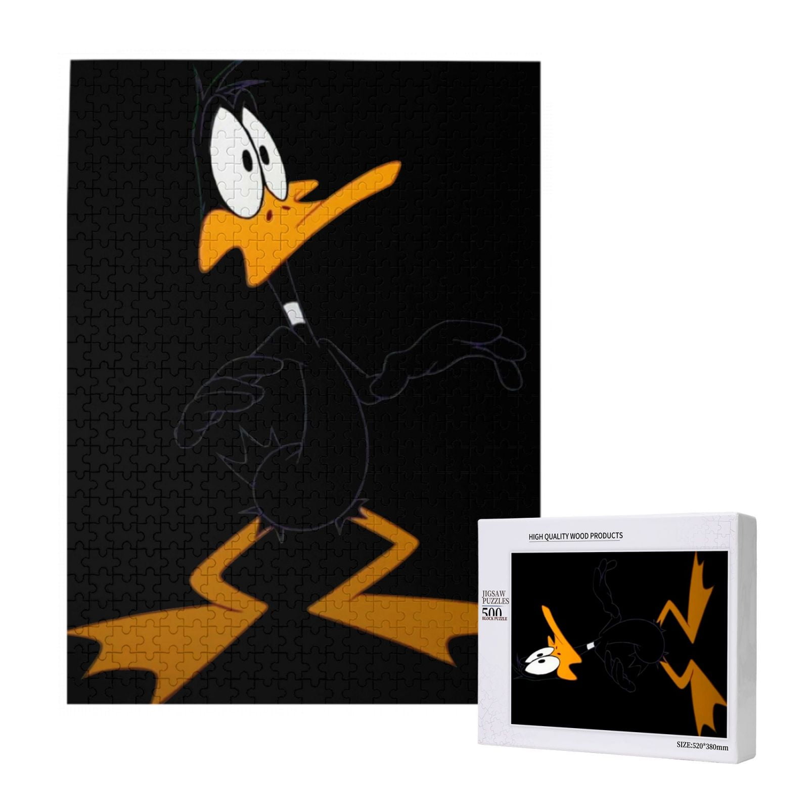 Daffy Duck Jigsaw Puzzles 300/500/1000 Pieces Wooden Puzzles Gift for ...