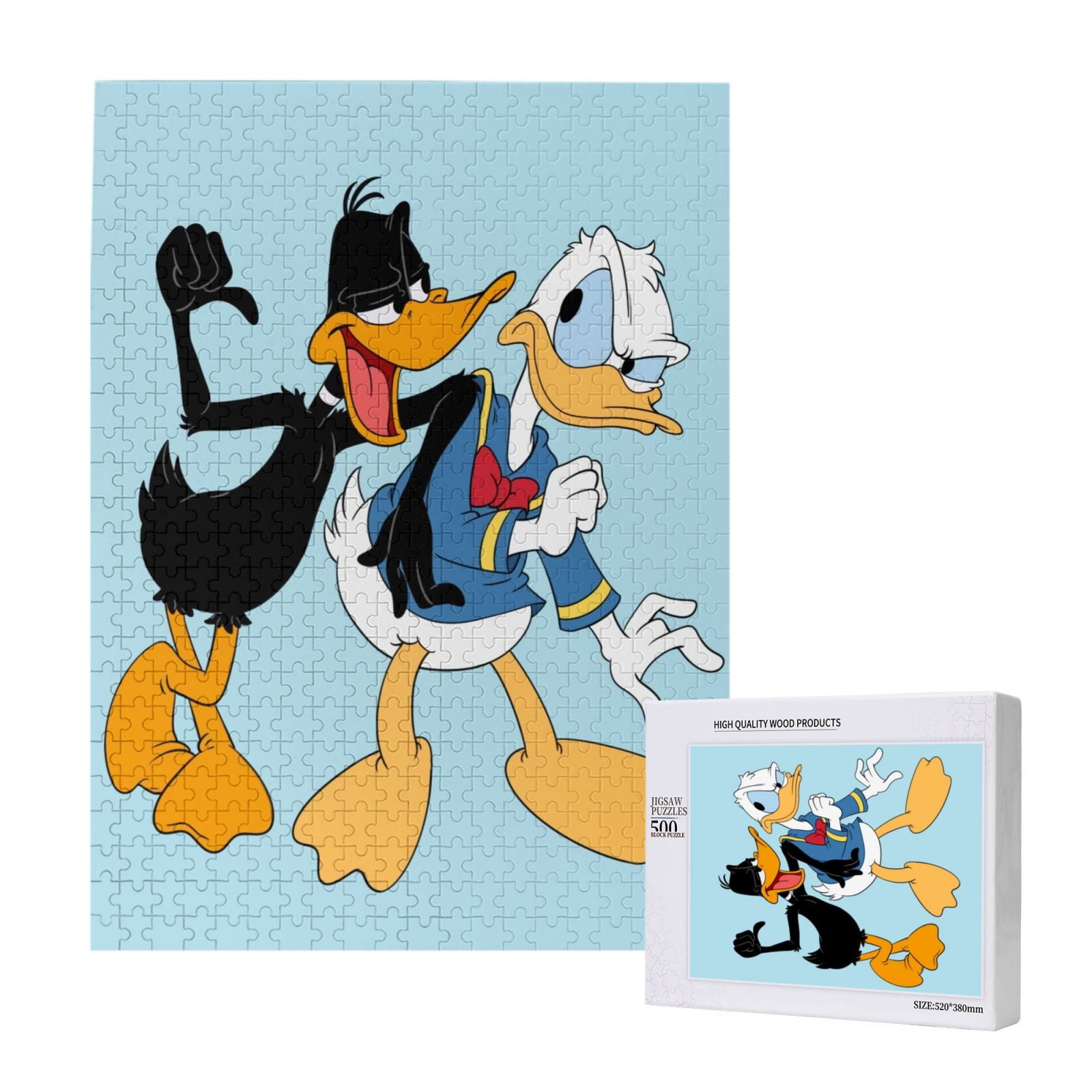 Daffy Duck Jigsaw Puzzles 300/500/1000 Pieces Wooden Puzzles Gift for ...