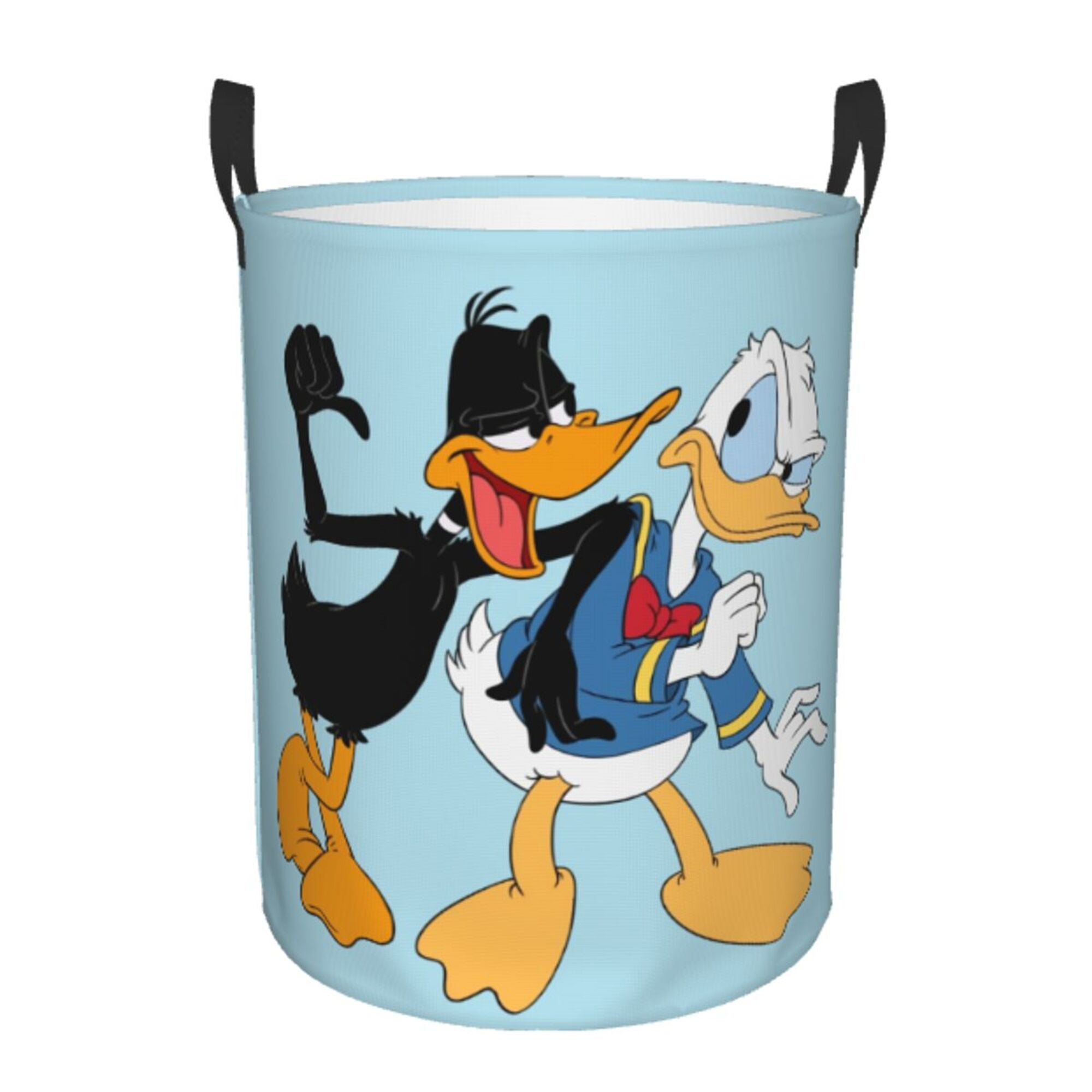 Daffy Duck Laundry Hamper with Handles, Foldable Waterproof Circular ...