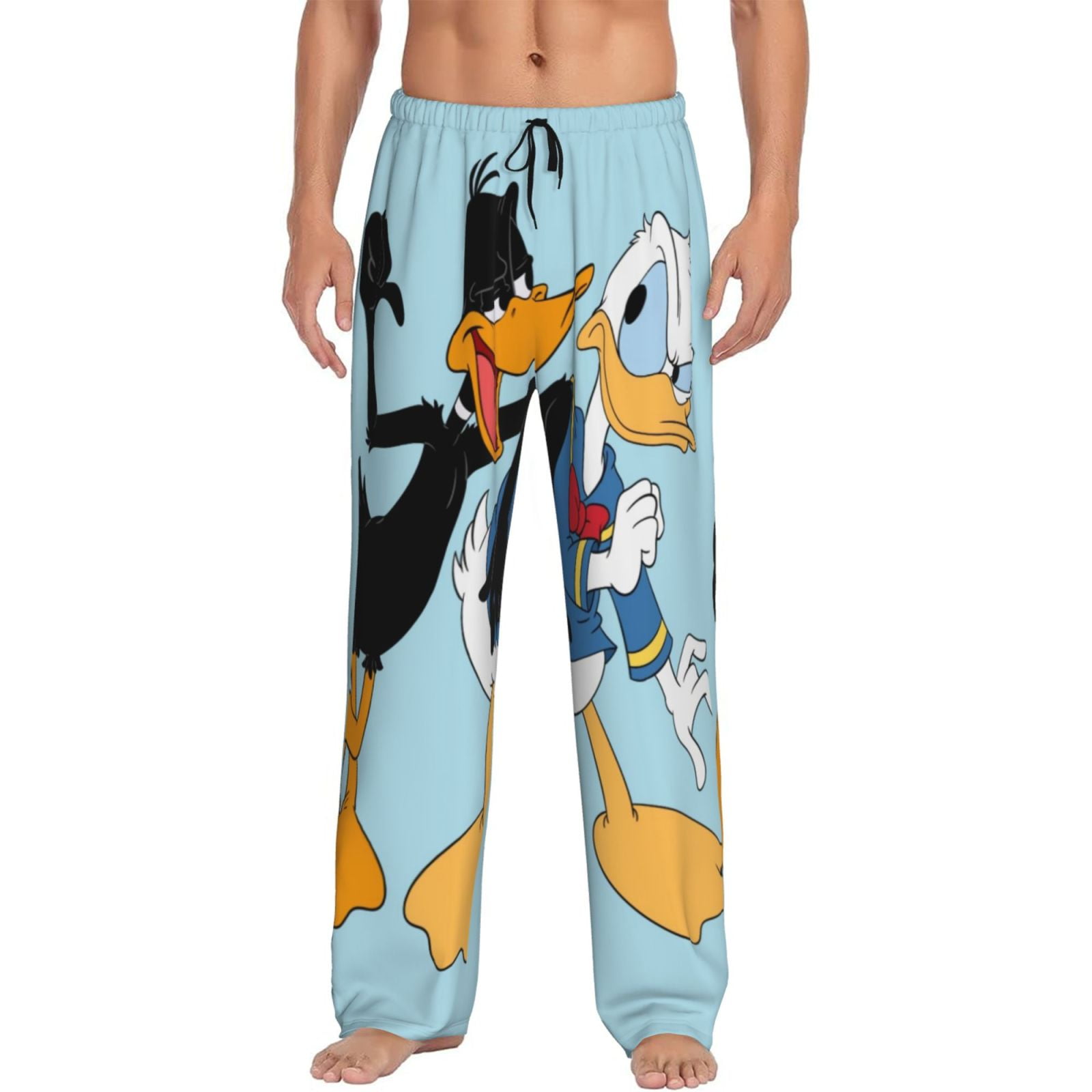 Daffy Duck Men's Pajama Pant Soft Comfy Lounge Pj Bottoms Loose Elastic ...