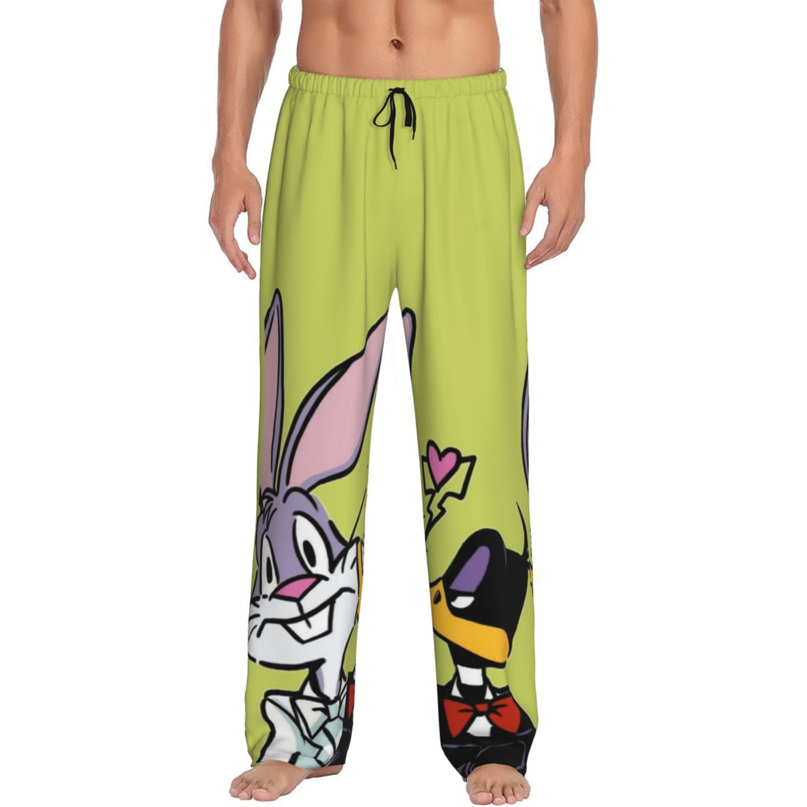 Daffy Duck Men's Pajama Pant Soft Comfy Lounge Pj Bottoms Loose Elastic ...
