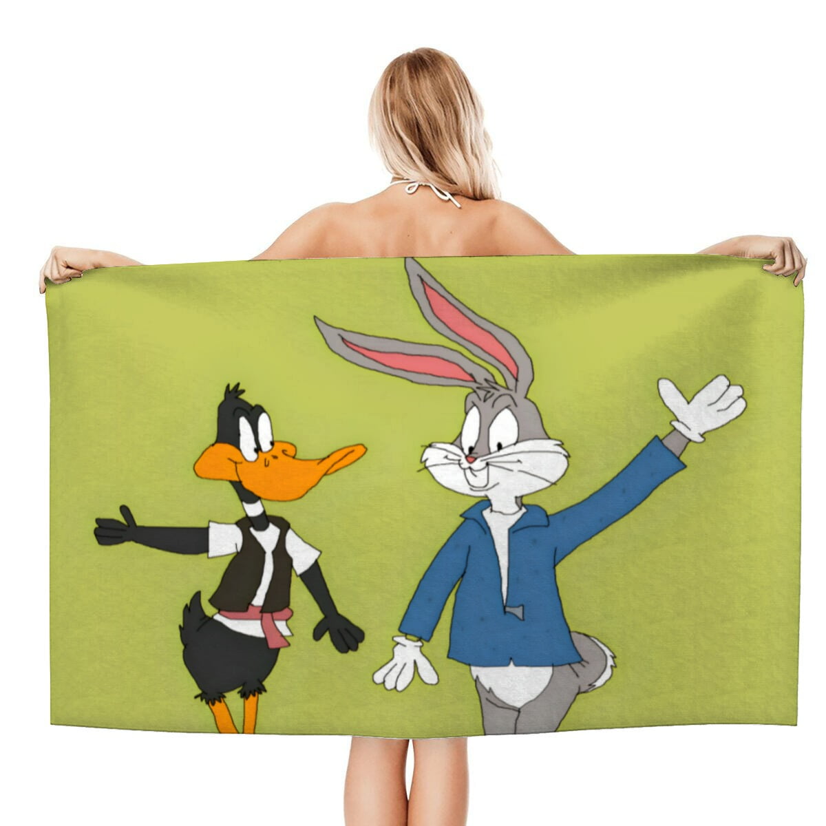 Daffy and his friends Gifts Beach Towel for Women Girl Birthday ...