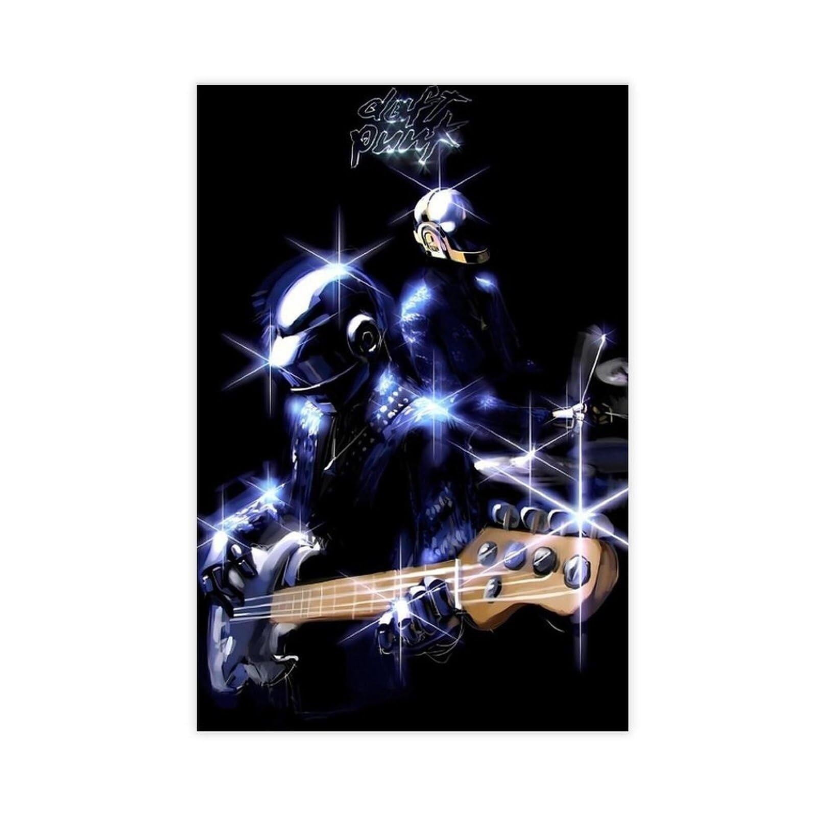 Daft Punk 10 Canvas Poster Bedroom Decor Landscape Office Room Decor ...