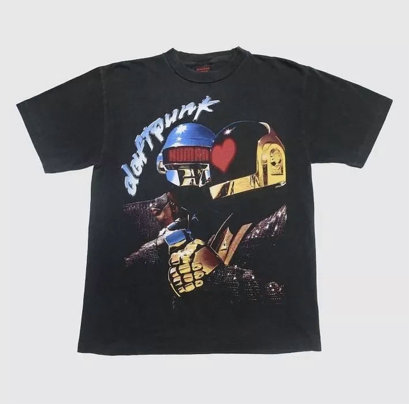 Daft Punk Shirt, Daft Punk Cotton Black Unisex T-shirt S-5XL ZZ08 ...