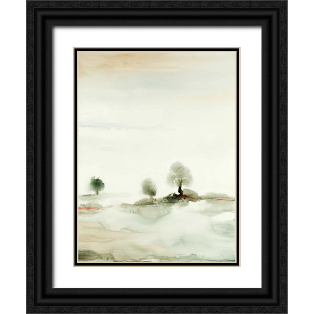 Dag, Inc. 19x24 Black Ornate Wood Framed with Double Matting Museum Art ...