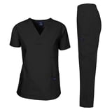 Dagacci Medical Uniform Unisex Scrubs Set Scrub Top and Pants - Shop ...