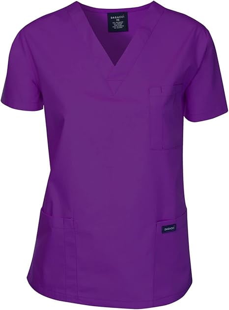 Dagacci Scrubs Medical Uniform Women and Men Scrubs Shirts and Tops ...