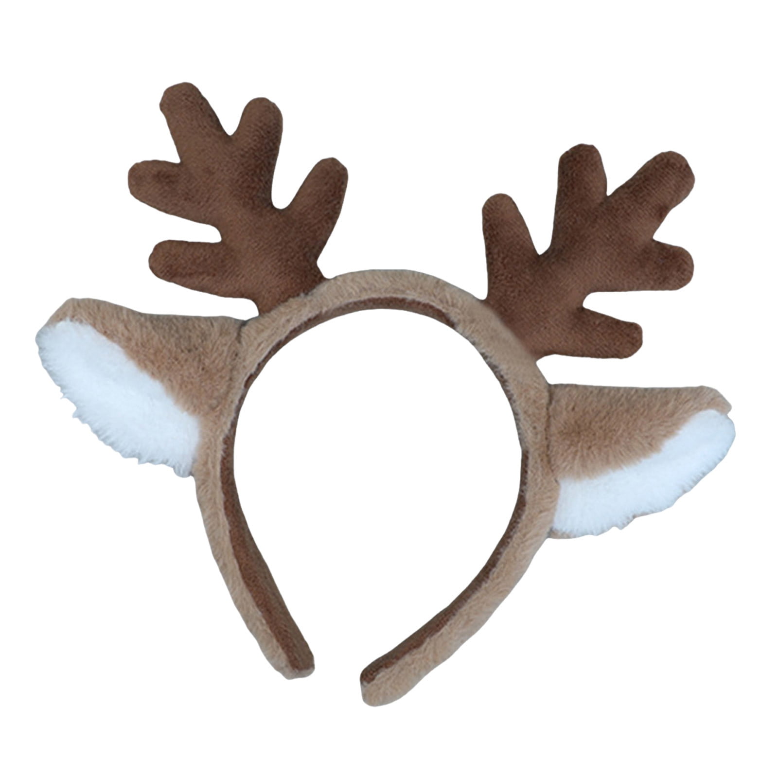 Dagaeig Brown Deer Antlers headband, Christmas Headbands For Women ...