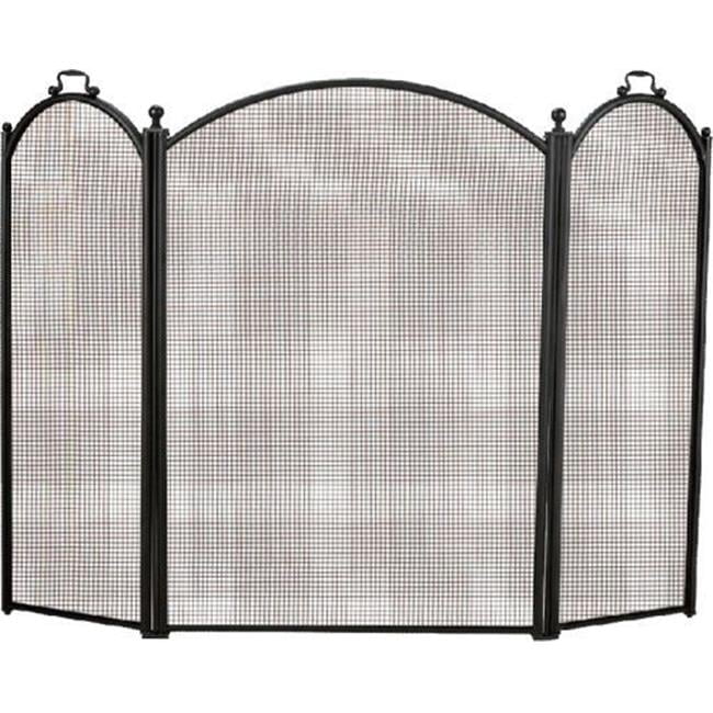 Dagan 1383-40 3 Fold Arched Screen, Black - Walmart.com