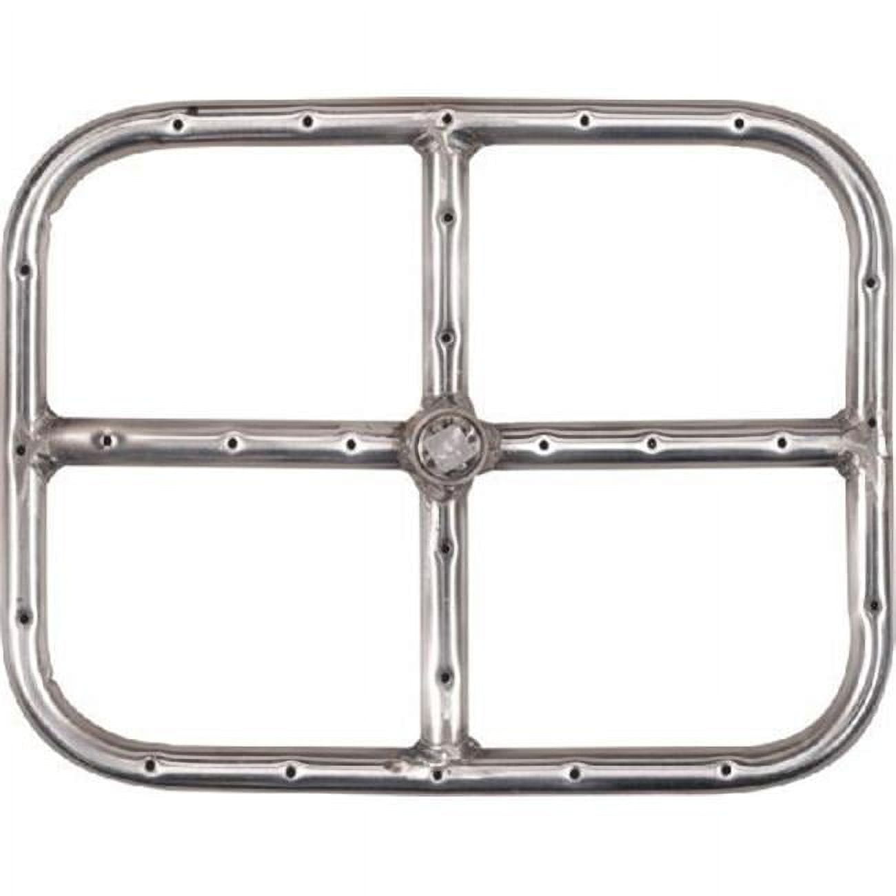 Dagan FR-2421S Rectangular Design Fire Ring, Stainless Steel - Walmart.com