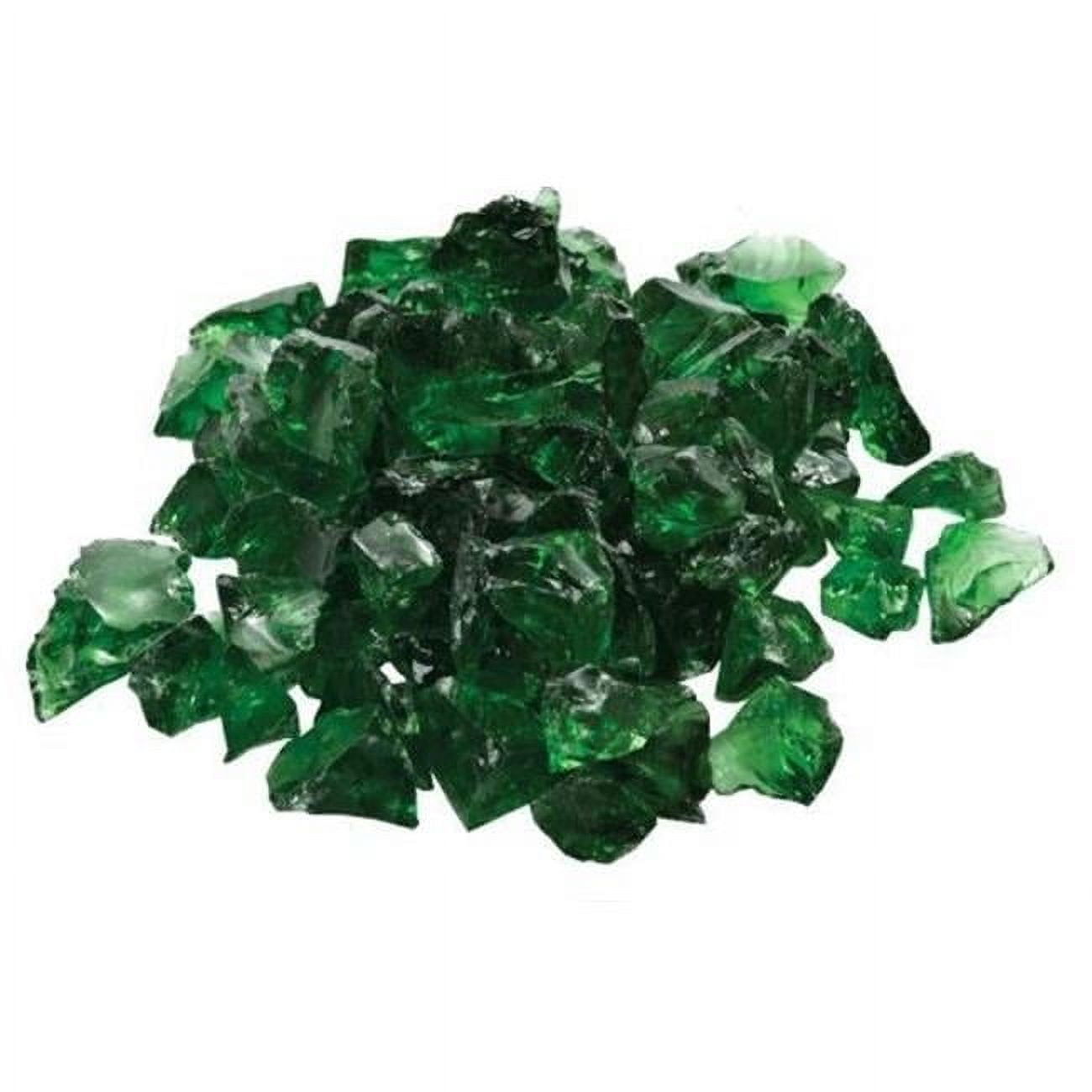 Dagan GLL-DARKGR 0.5-0.75 in. Fire Glass, Dark Green - Walmart.com