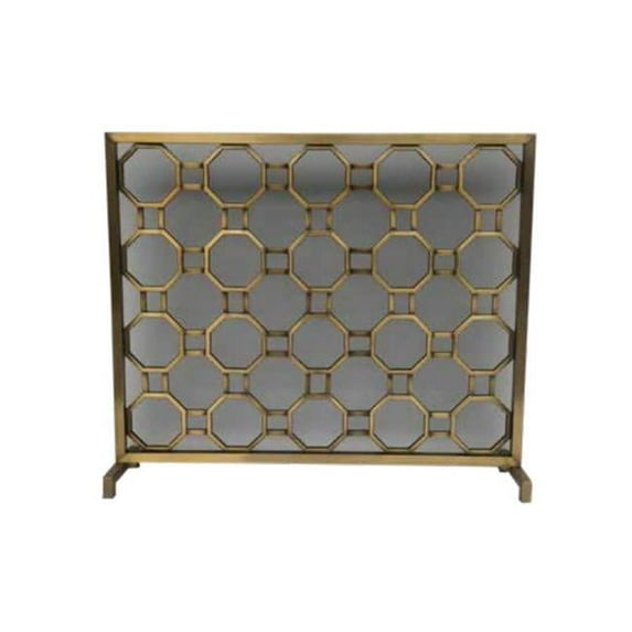 Dagan S2500EPG Panel Screen with Circle Pattern Design, Gold - Walmart.com