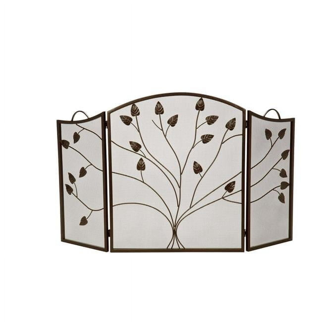 Dagan S509 Leaf Design 3 Fold Arched Screen, Bronze - Walmart.com