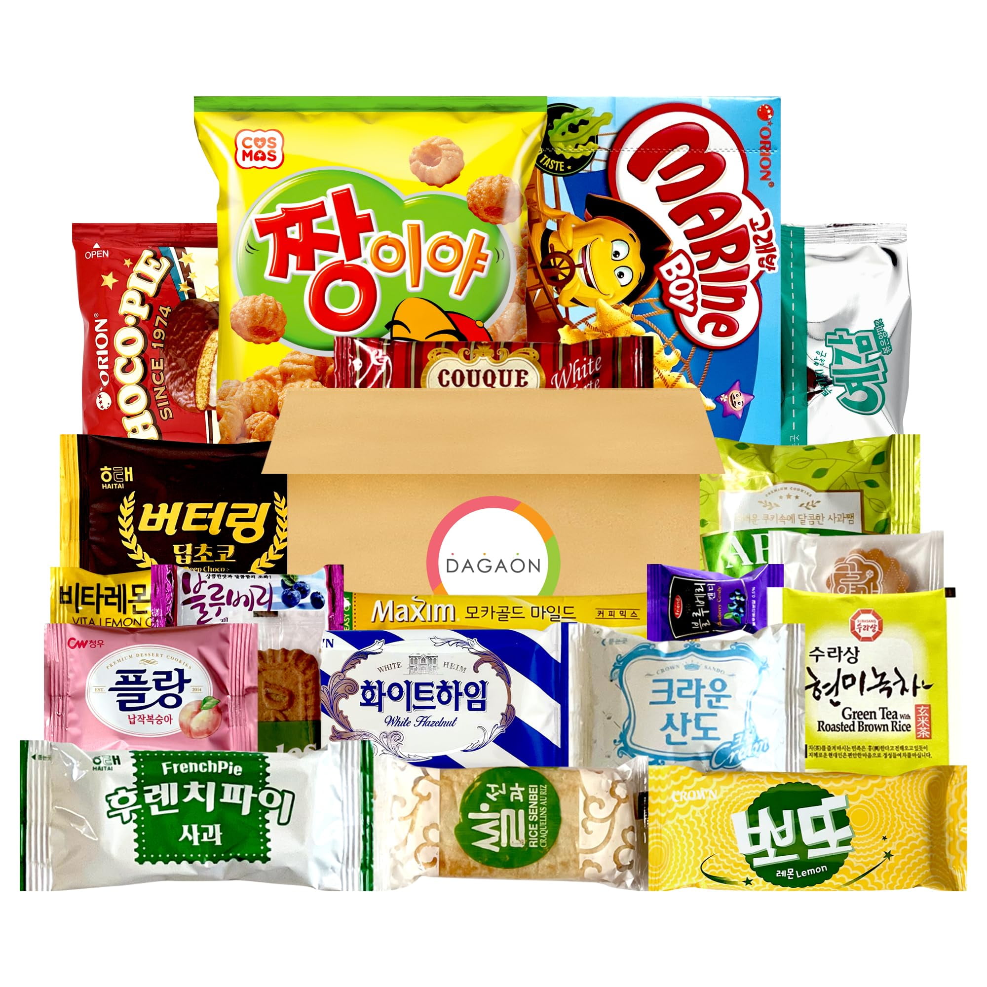 Dagaon Flavorful Mini Korean Snack Box - H2FSD20 Count - of Korean ...