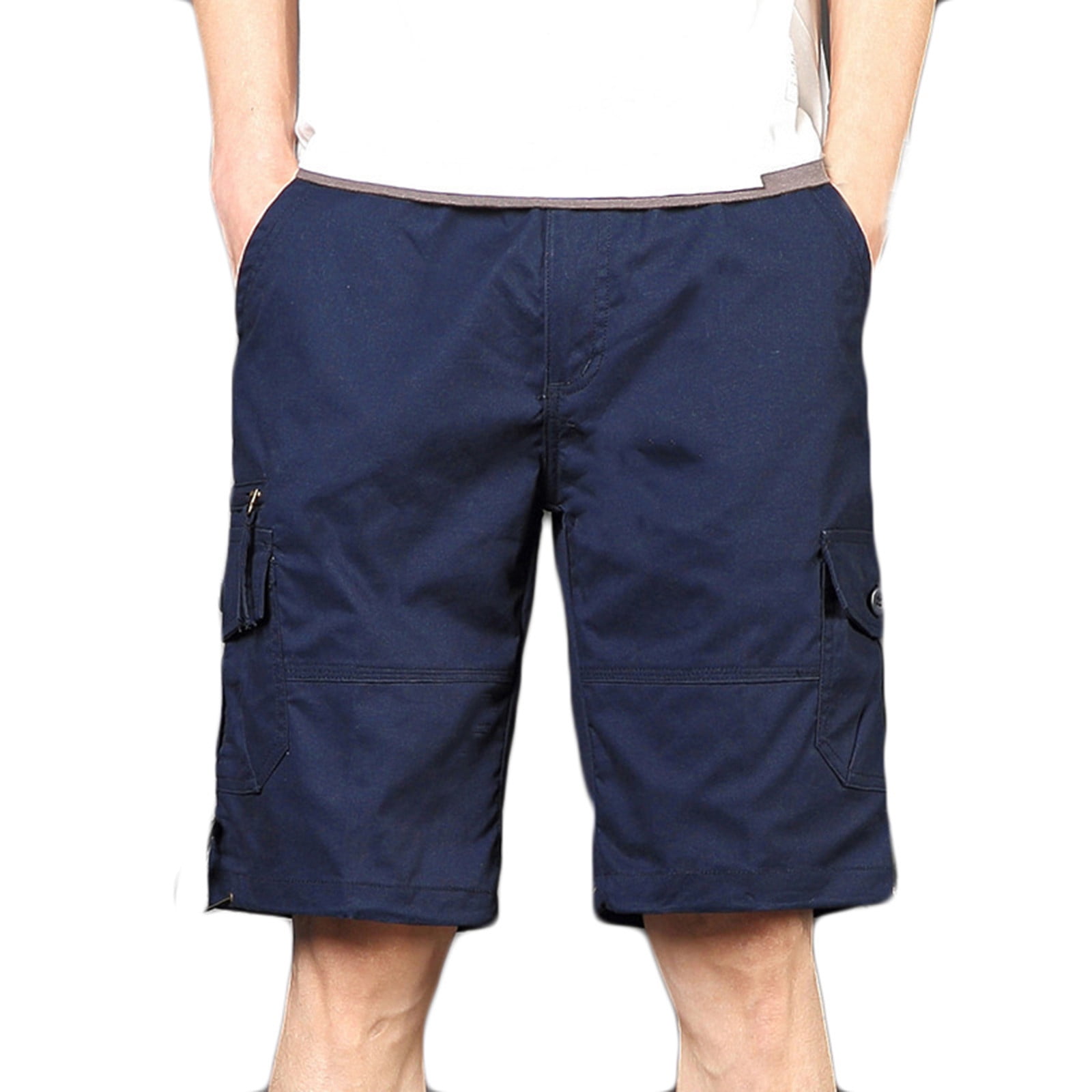 Dagegui Cargo Shorts for Men Cotton Multi-Pockets Athletic Shorts ...