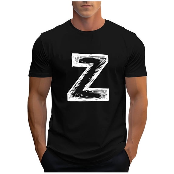 Dagegui Letter Z Sport T-Shirt for Men Lightweight Running Athletic ...