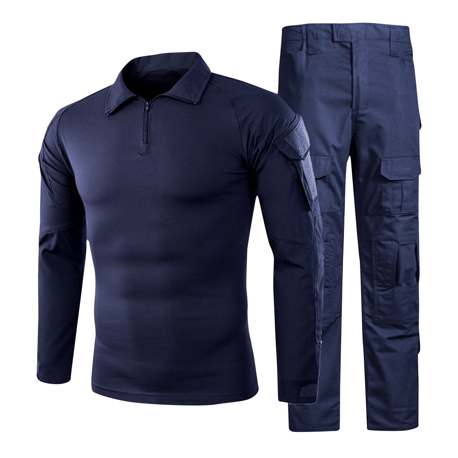 Dagegui Men's 2 Piece Tracksuits Outfit Casual Quarter-Zip Long Sleeve ...