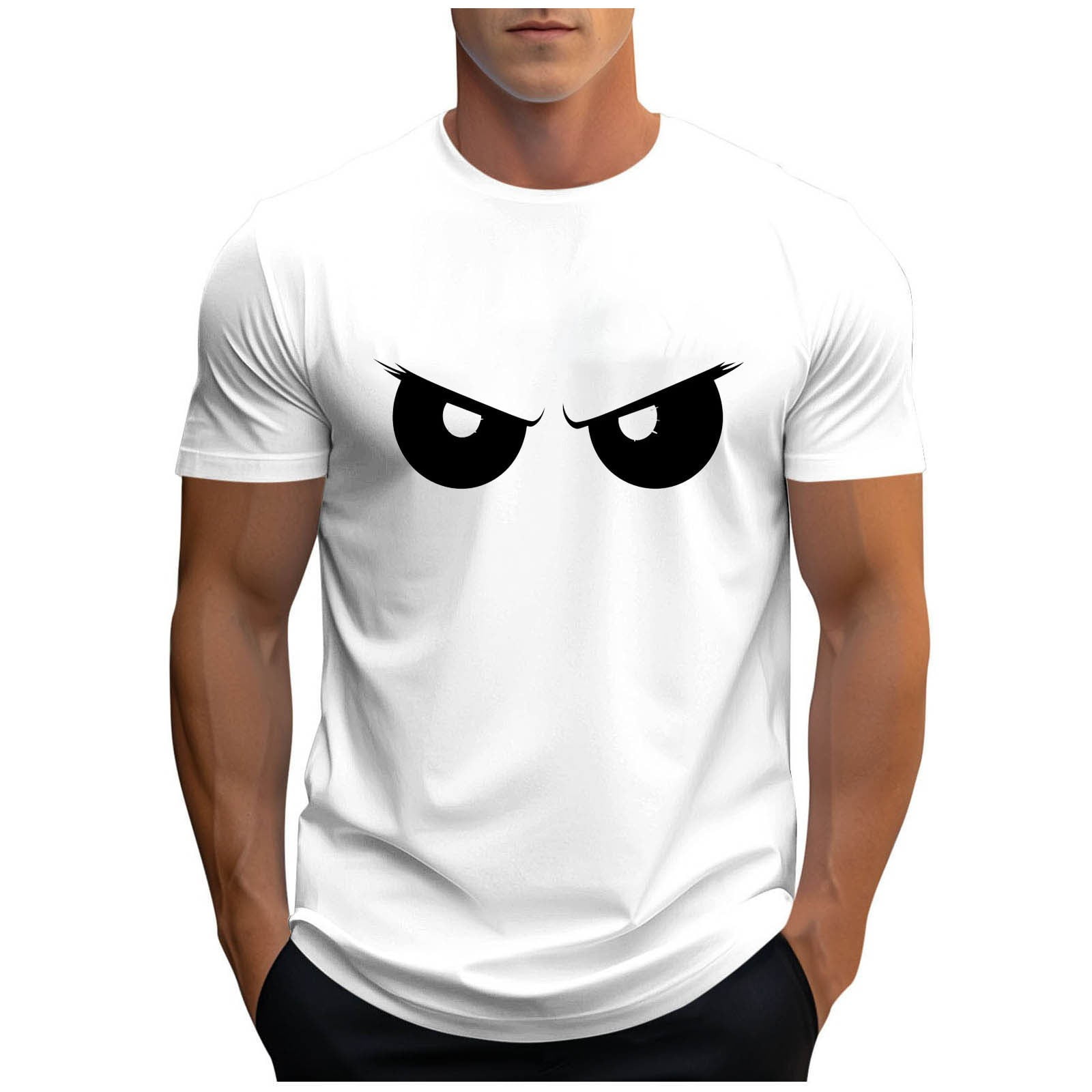 Dagegui Men's Crew Neck Short Sleeve T Shirts Graphic Print T-Shirts ...