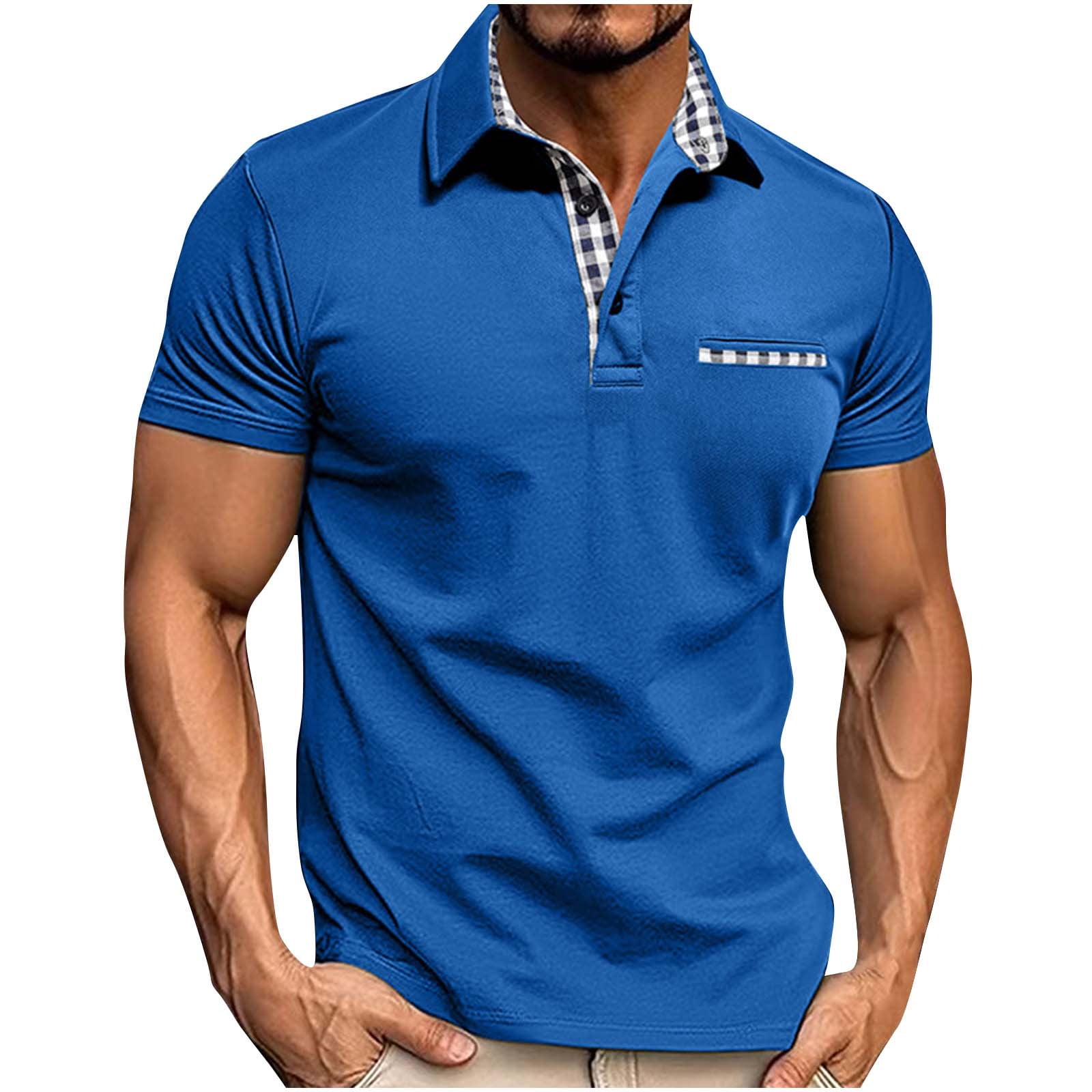 Dagegui Men's Performance Golf Shirts Short Sleeve Collared T-Shirt ...