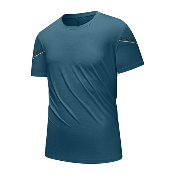 Dagegui Men's Short Sleeve Fishing T-Shirt Quick Dry Rash Guard ...