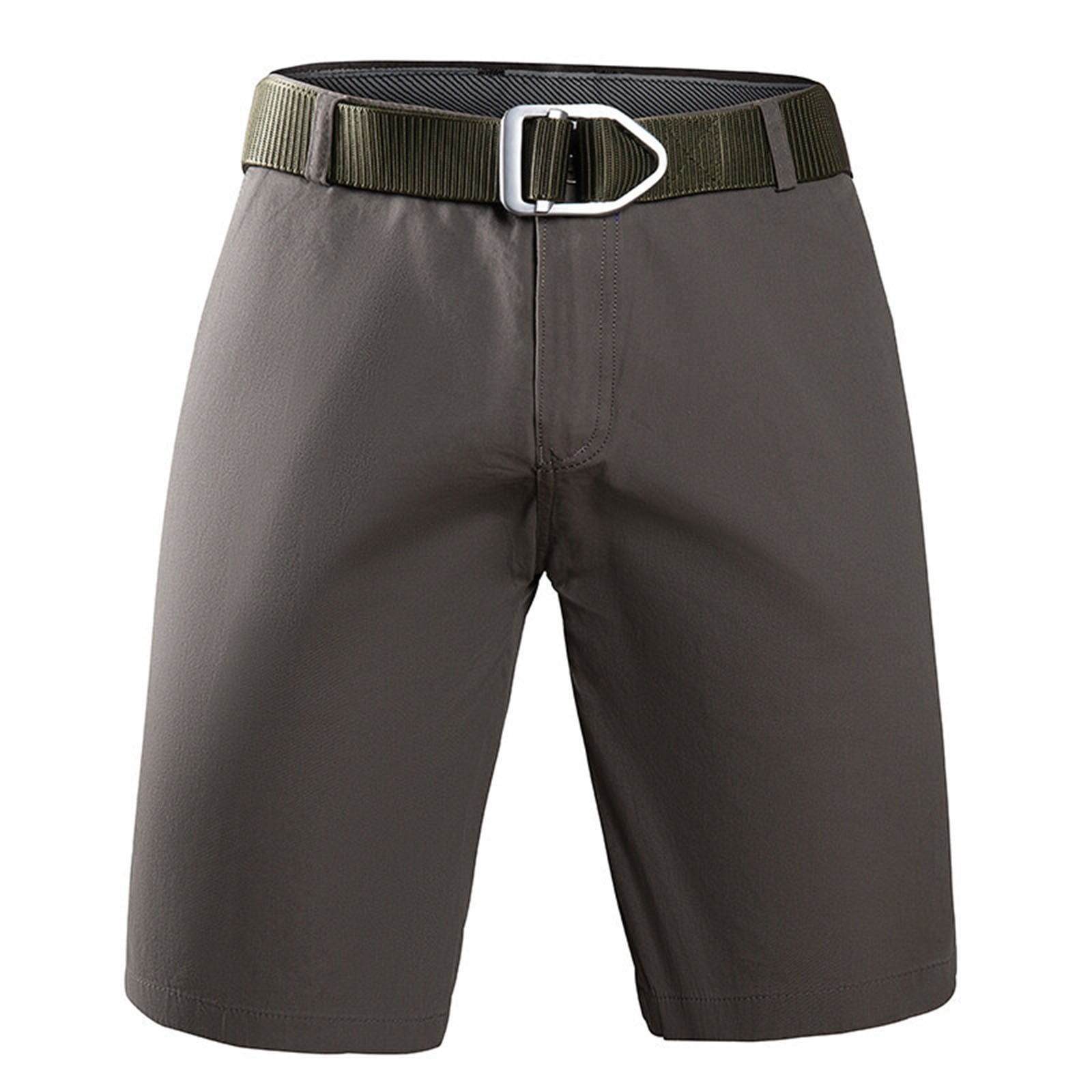 Dagegui Mens Cotton Work Shorts Lightweight Flat Front Business Shorts ...