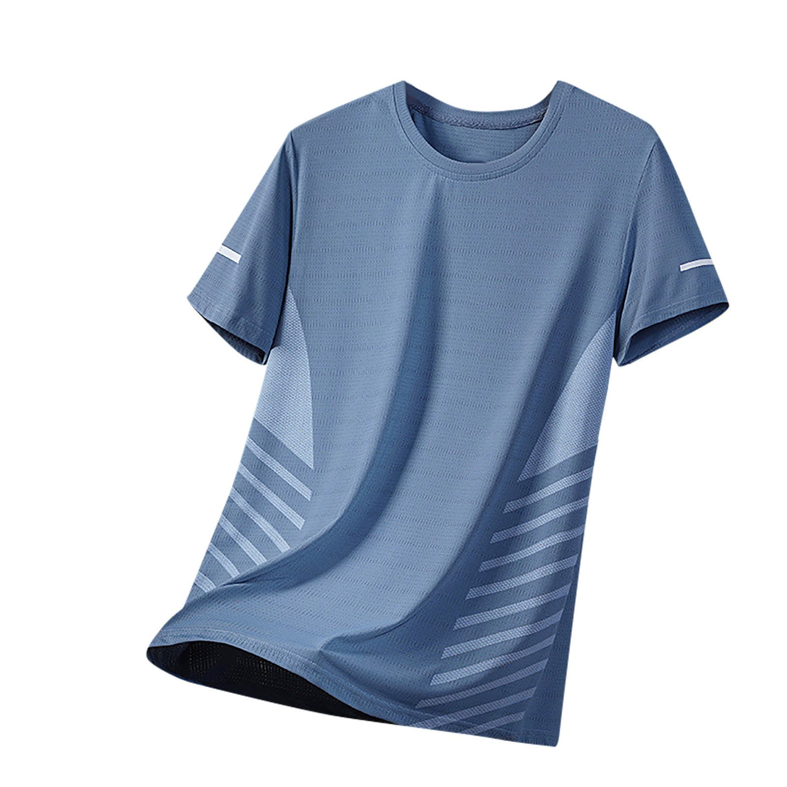 Dagegui Mens Workout T-Shirt Summer Crew Neck Short Sleeve Big and Tall ...