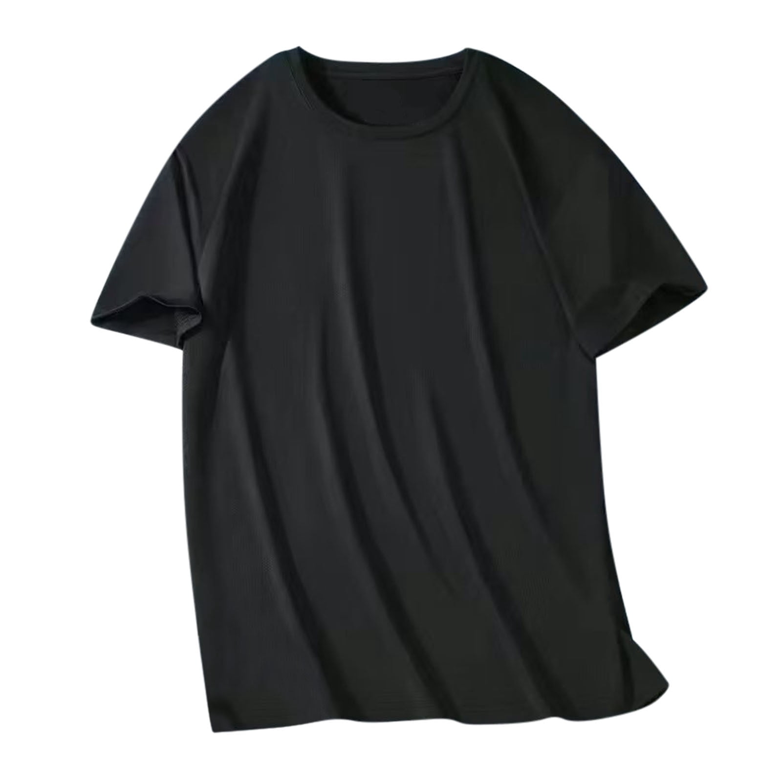 Dagegui Mens Workout T-Shirt Summer Crew Neck Short Sleeve Big and Tall ...