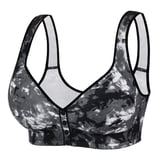 Dagegui Women's Bras 40F Plus Size Bras for Women Front Snap Wireless ...
