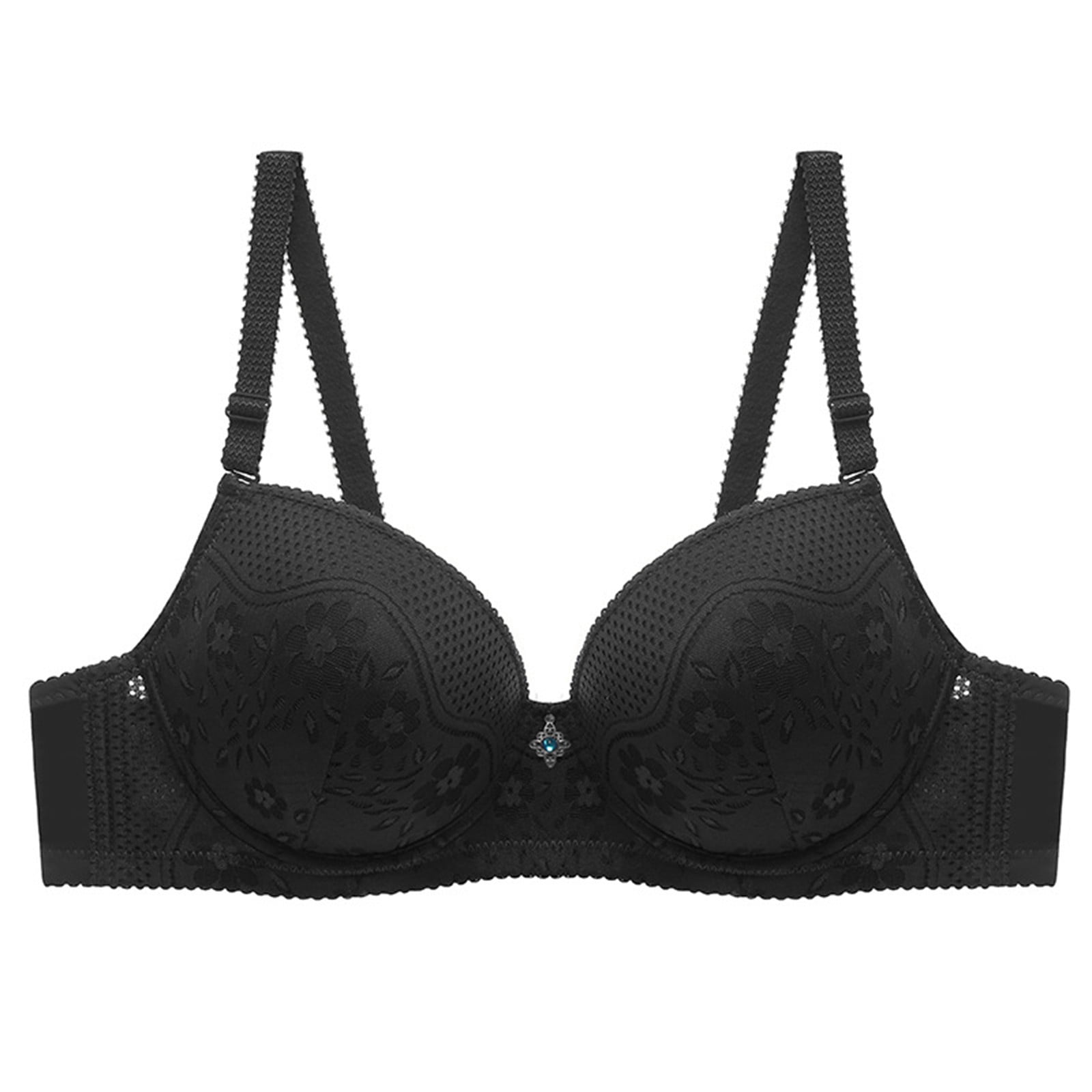 Dagegui Women's Bras 4X Underwire Gathering Bras for Women Adjustable ...